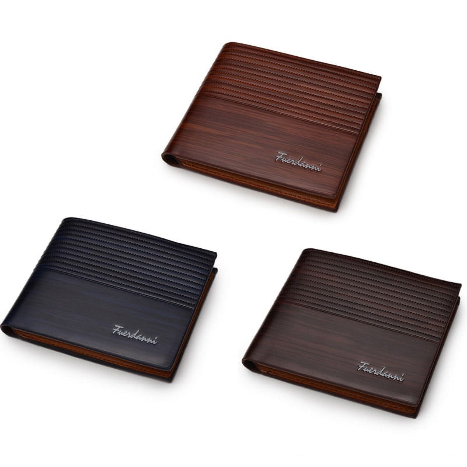 JANDEL Genuine Leather Trifold Wallets For Men - Mens Trifold Wallet ...