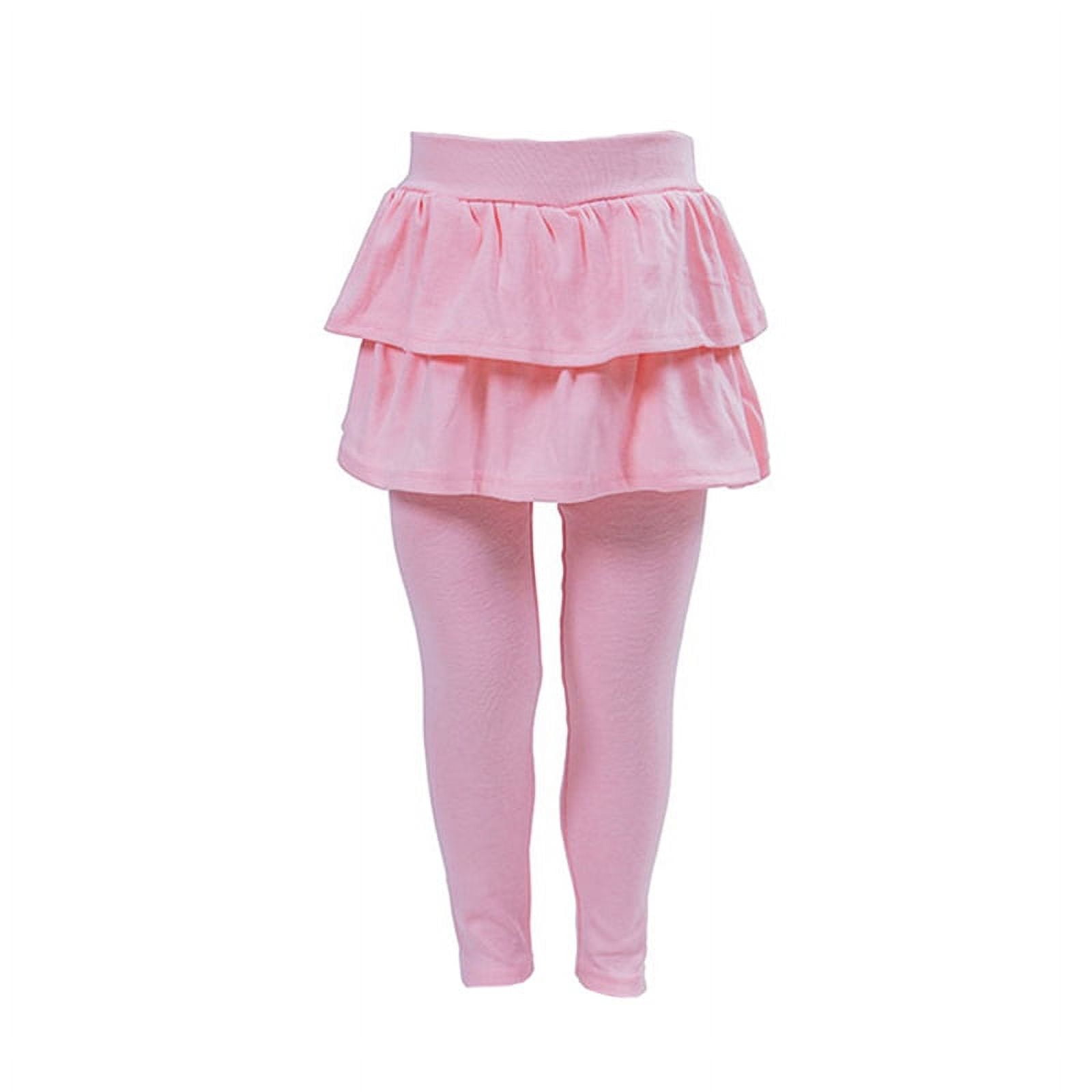 JANDEL Kids Baby Little Girls Footless Leggings with Ruffle Tutu Skirt ...