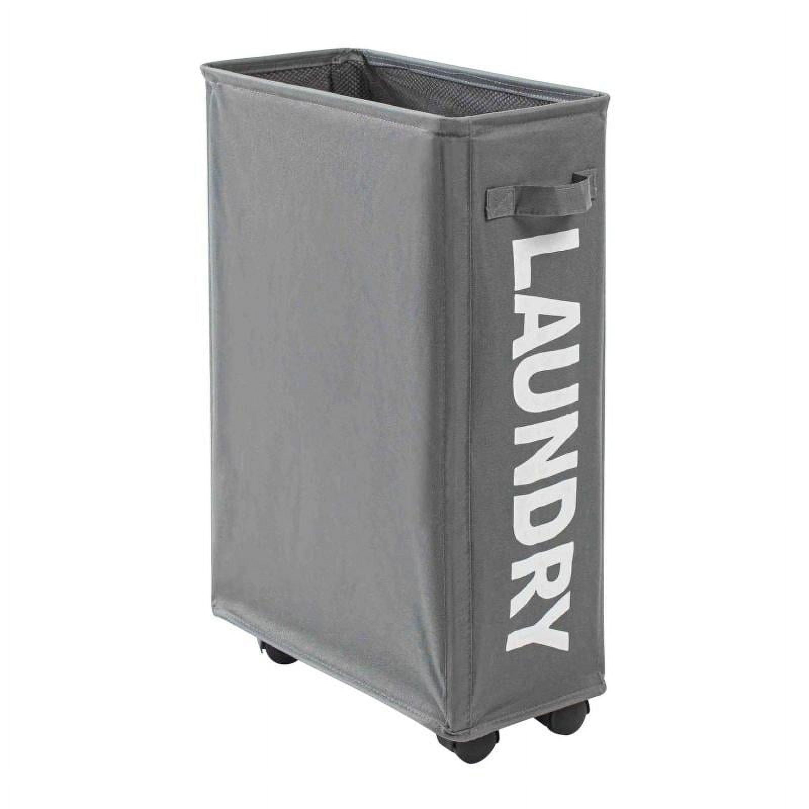 JANDEL Portable Foldable Storage Box, Aluminum Frame Laundry Basket ...
