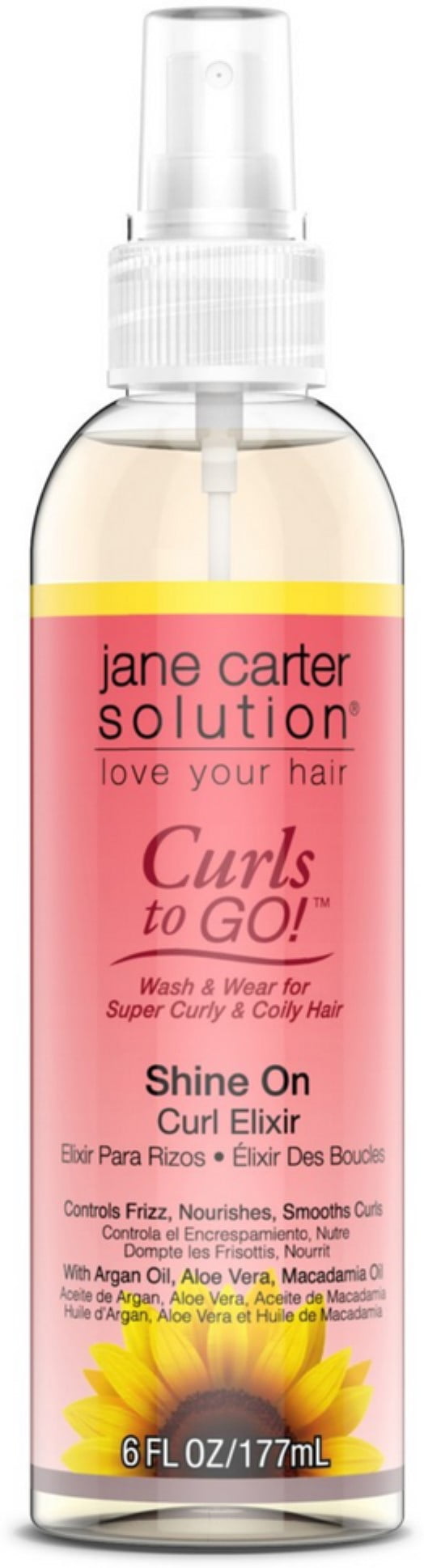 JANE CARTER SOLUTION Curls to Go Shine On Curl Elixir (6oz ...