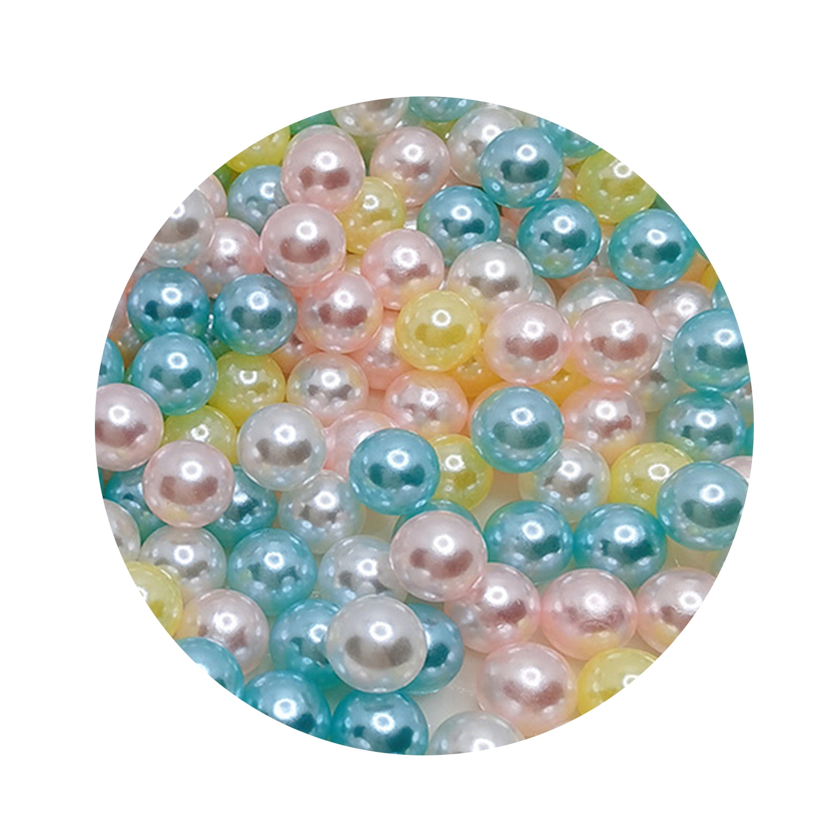 JANGSLNG 150Pcs Floating Beads No Hole Floating Highlight Eye-catching ...