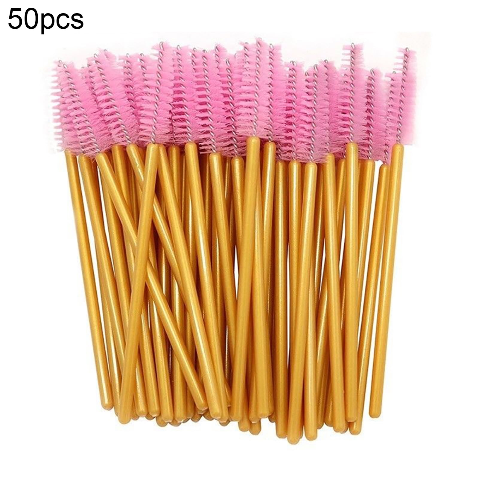 JANGSLNG 50Pcs Disposable Mascara Wands Eyelash Brushes Applicator ...