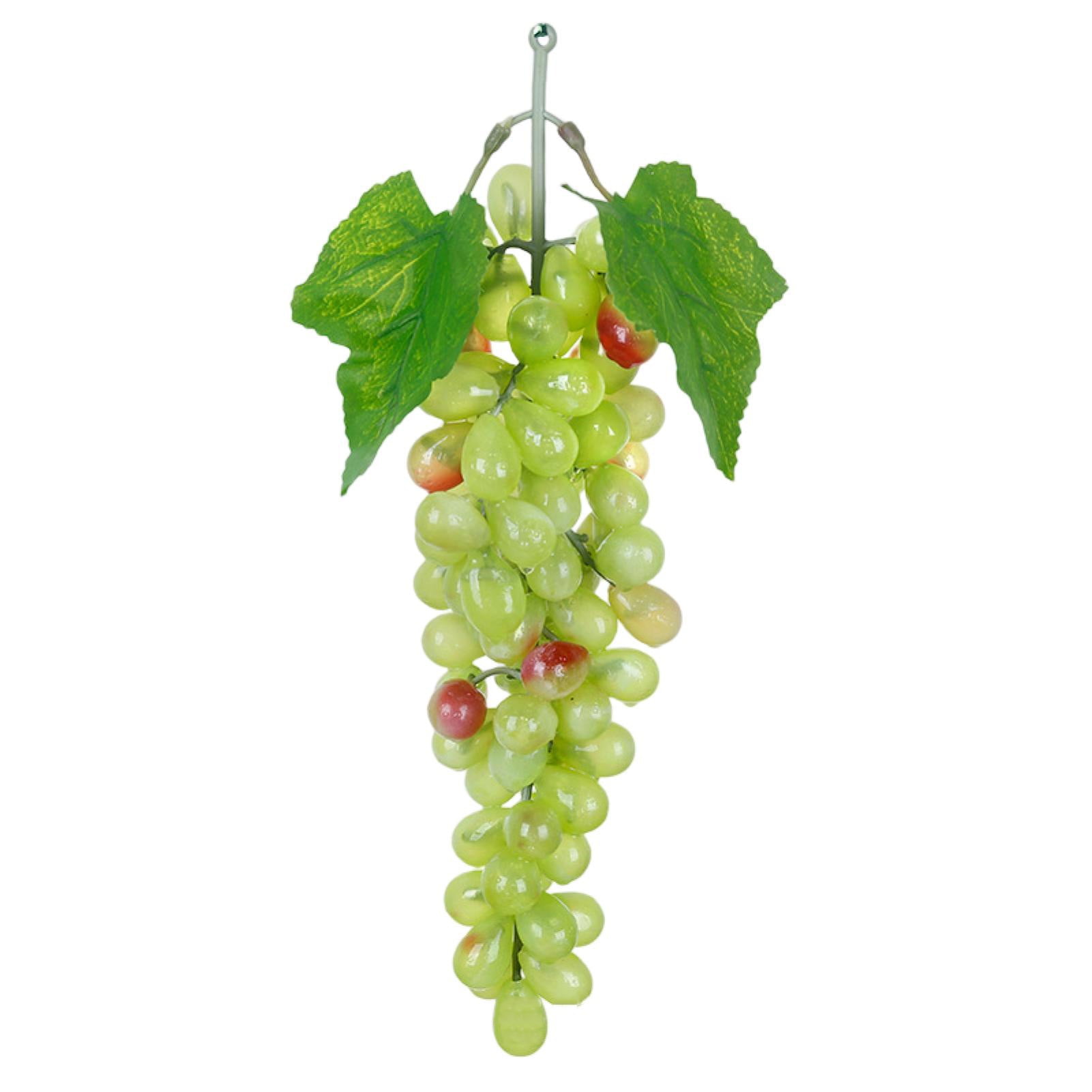 JANGSLNG Artificial Grape Frosted Design Realistic Not Wither Rubber ...
