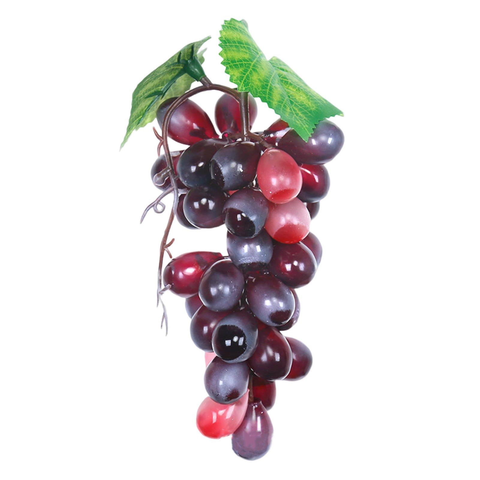 JANGSLNG Artificial Grape Frosted Design Realistic Not Wither Rubber ...