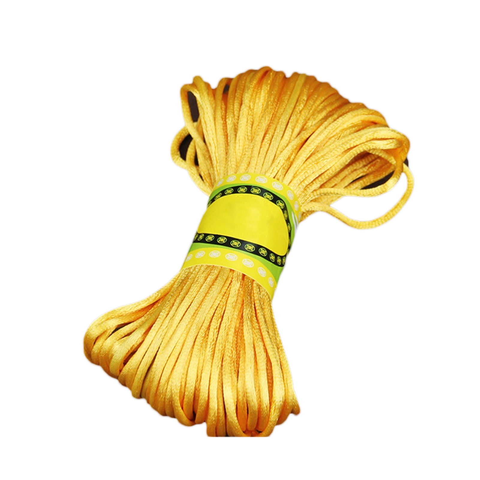 JANGSLNG Braided Cord Satin Long Lasting Nylon Sturdy Colorful Beading ...