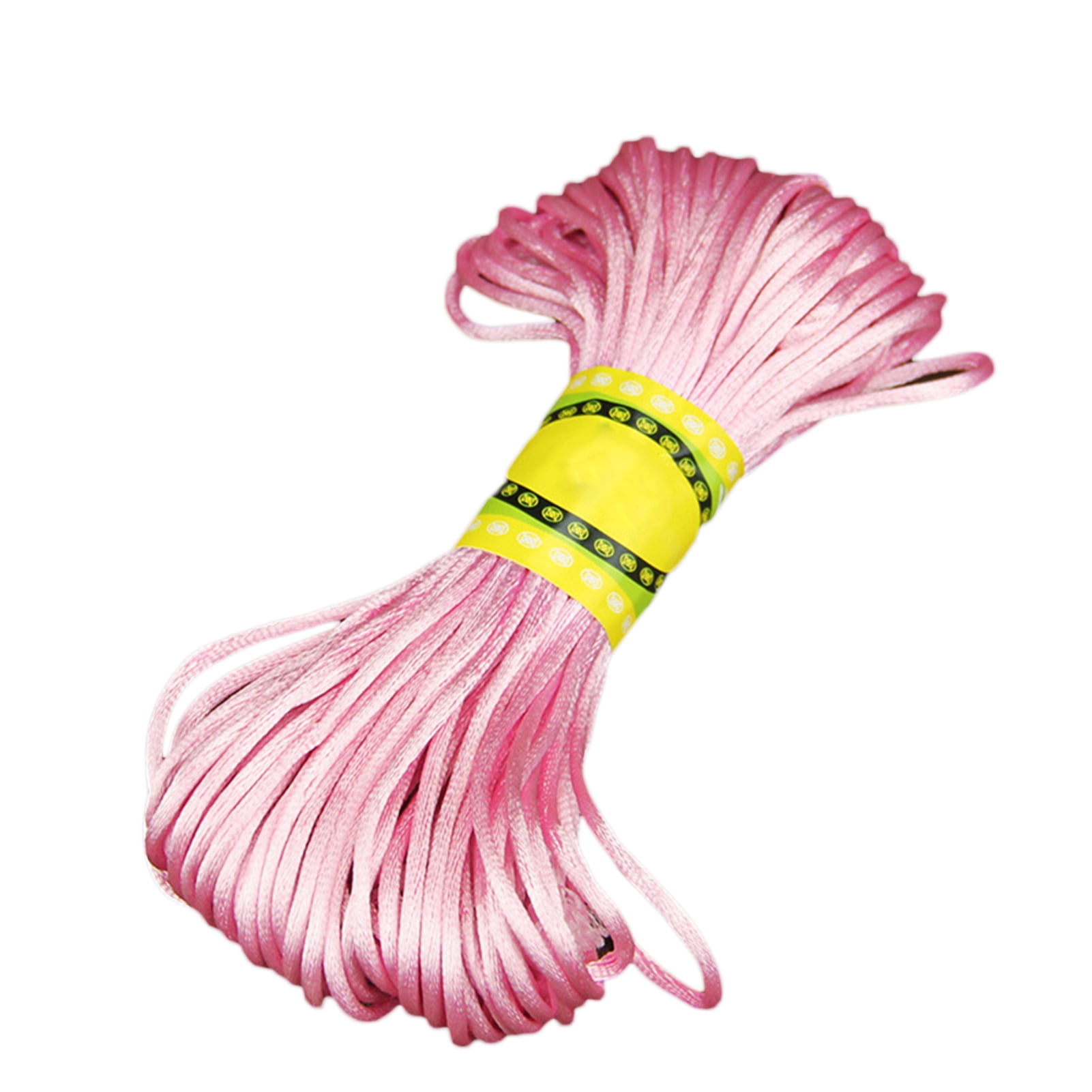 JANGSLNG Braided Cord Satin Long Lasting Nylon Sturdy Colorful Beading ...