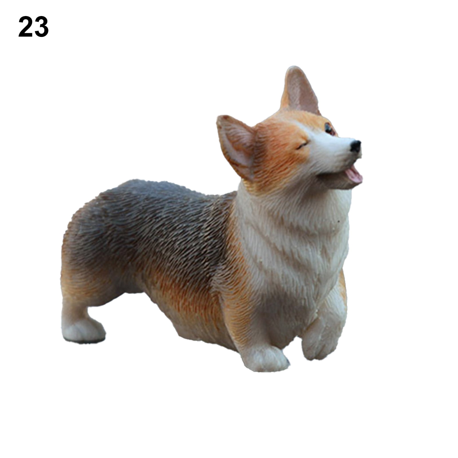 JANGSLNG Dog Figurines Attractive Adorable Posture DIY Material Garden ...