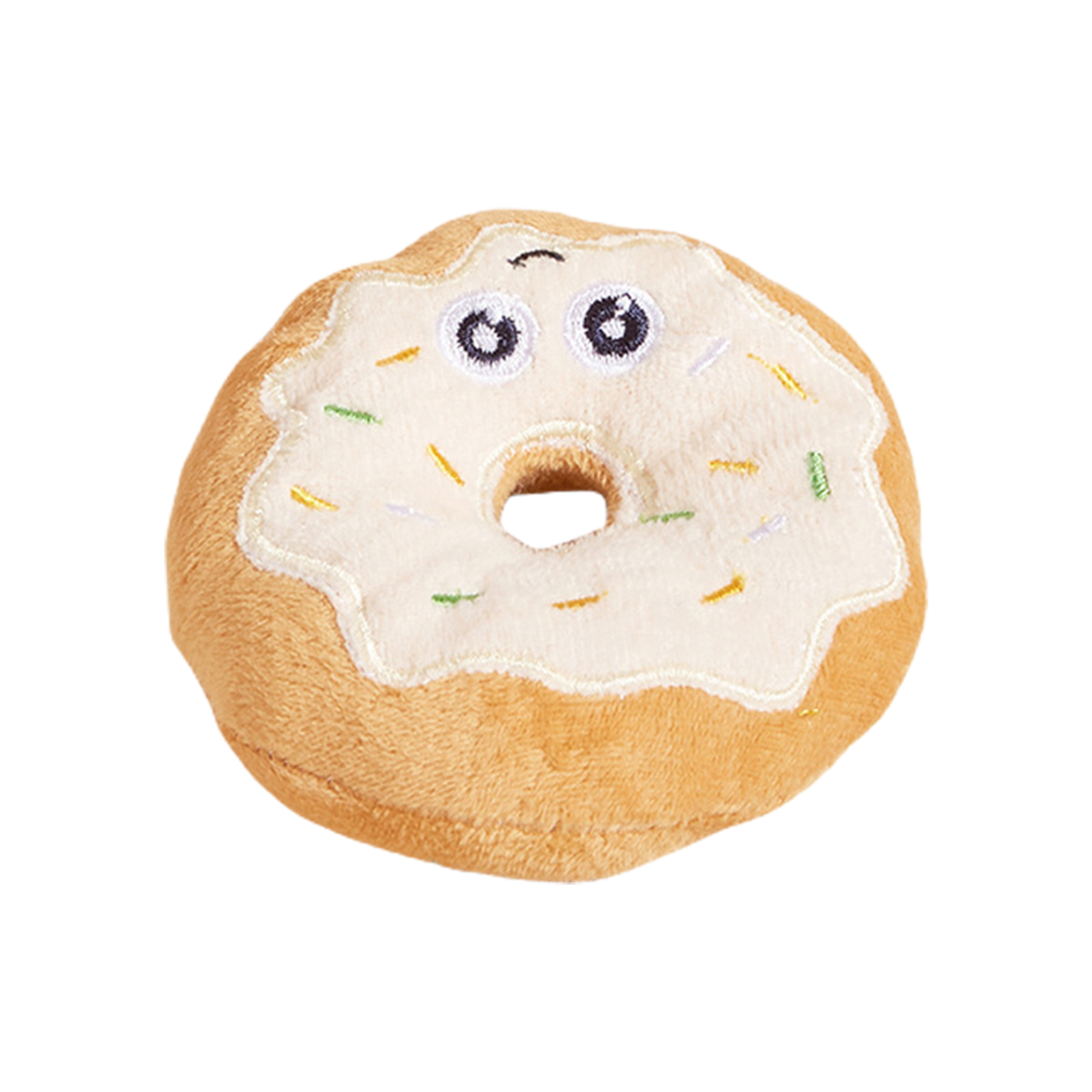 JANGSLNG Interactive Donut Plush Toy Bite Resistant Grinding Teeth Fun ...