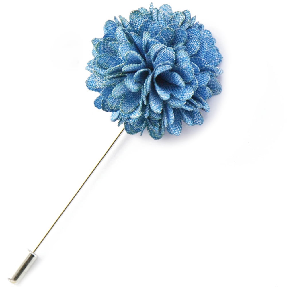 JANGSLNG Men’s Suit Tuxedo Flower Lapel Stick Pin Brooch Wedding Party ...