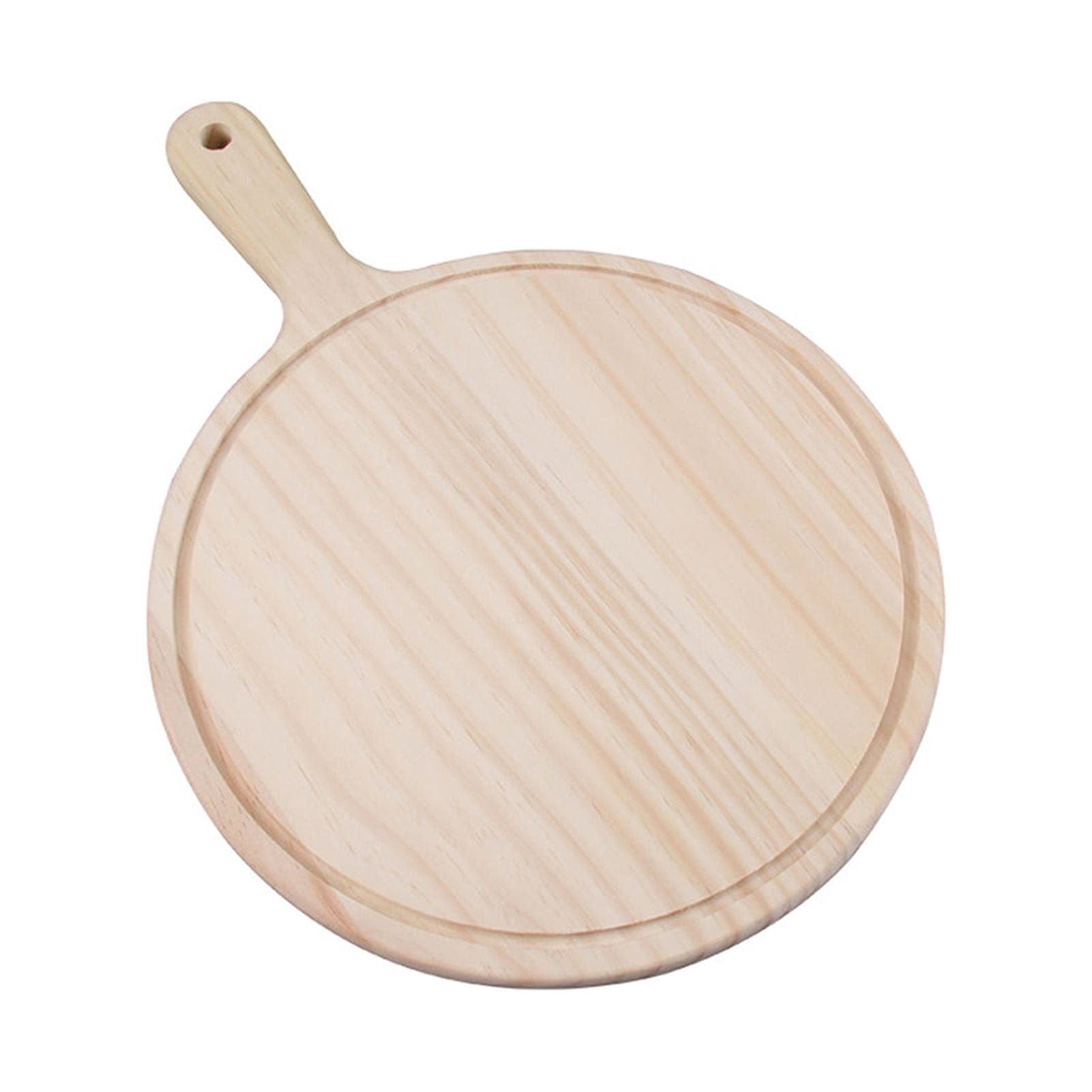 JANGSLNG Pizza Board Premium with Handle Wood Cheese Bread Cutting ...