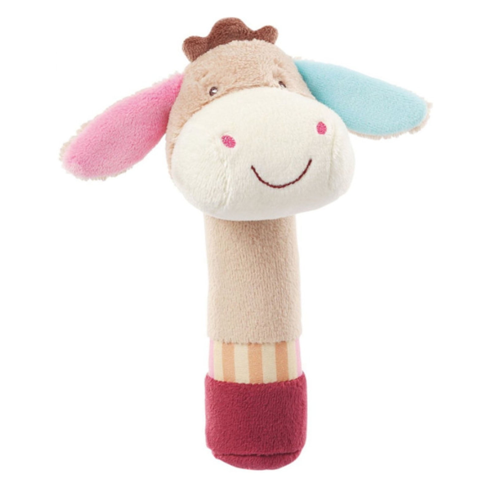 JANGSLNG Plush Animal Rattle Built-in BB Sounder Cute Bear Sheep Owl ...