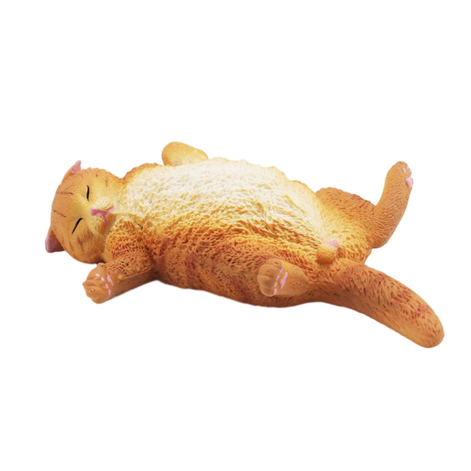 JANGSLNG Simulation Cat Figurine PVC Solid Kitten Model Realistic ...