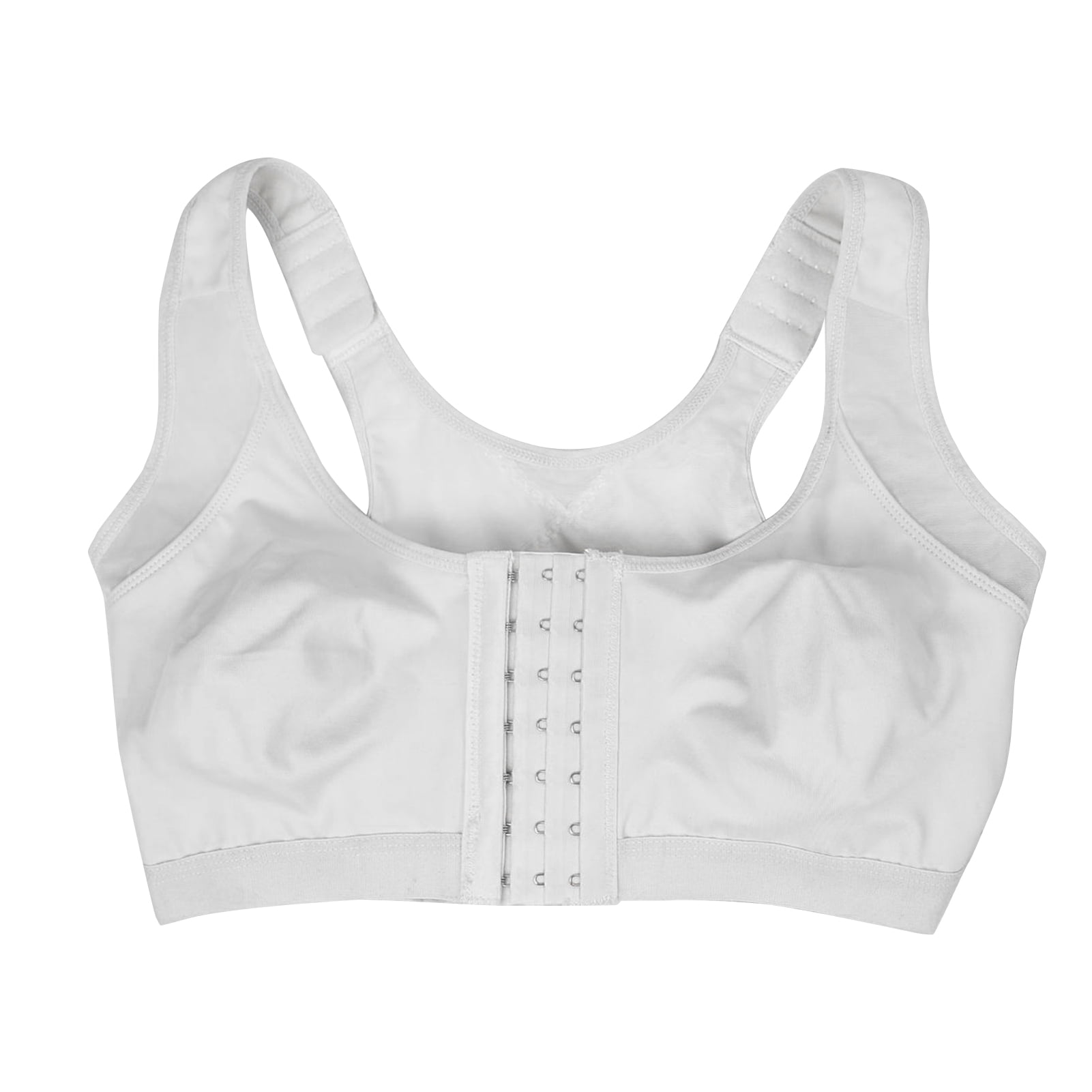 JANGSLNG Vest Style Corrector Bra Front Closure Cross Back Widen ...