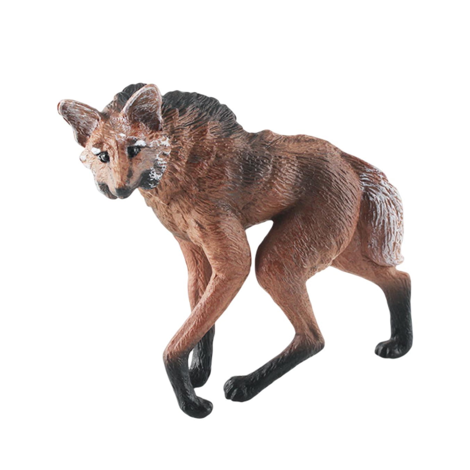 JANGSLNG Wolf Statue Model Species Cognition Realistic Wild Animal ...