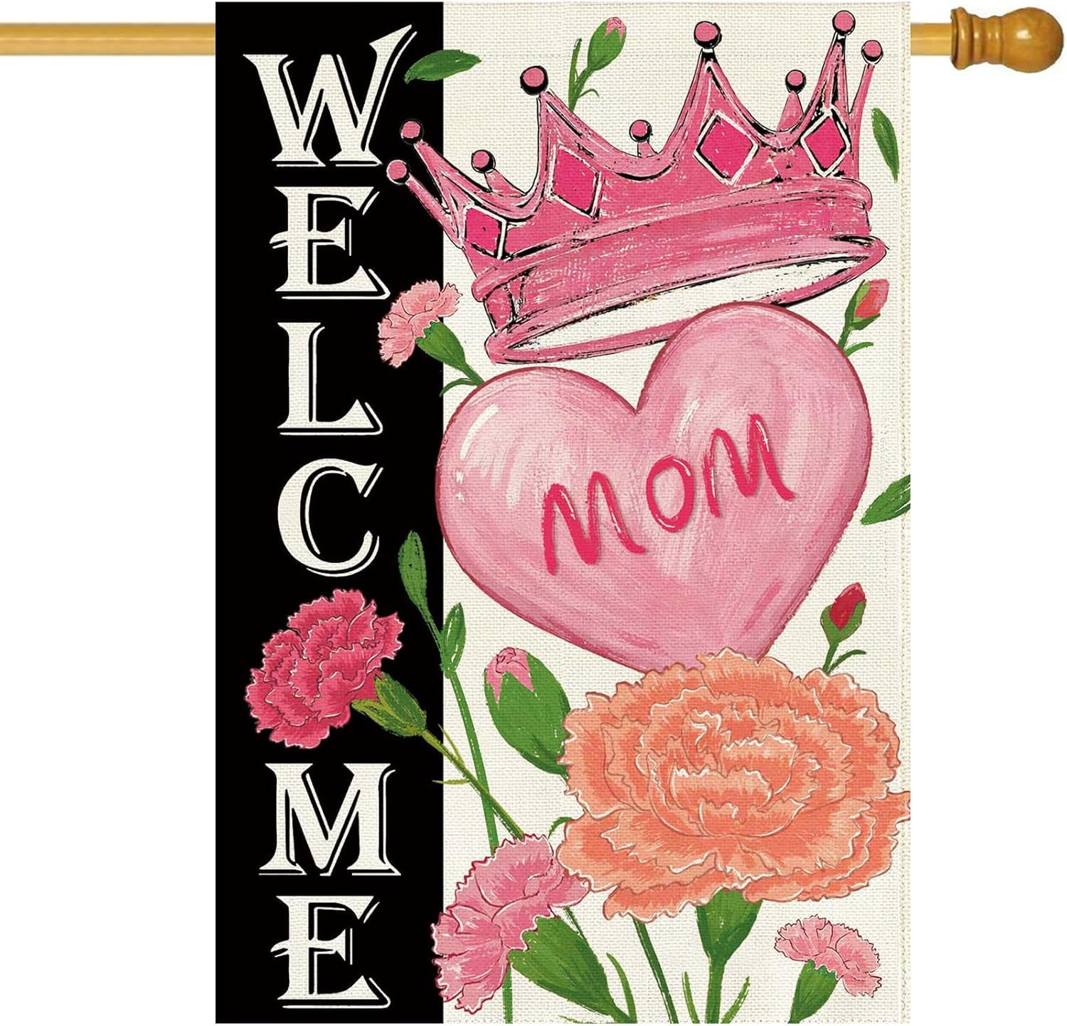 JANI Spring Summer Watermelon Welcome House Flag 28 x 40 Inch Double ...