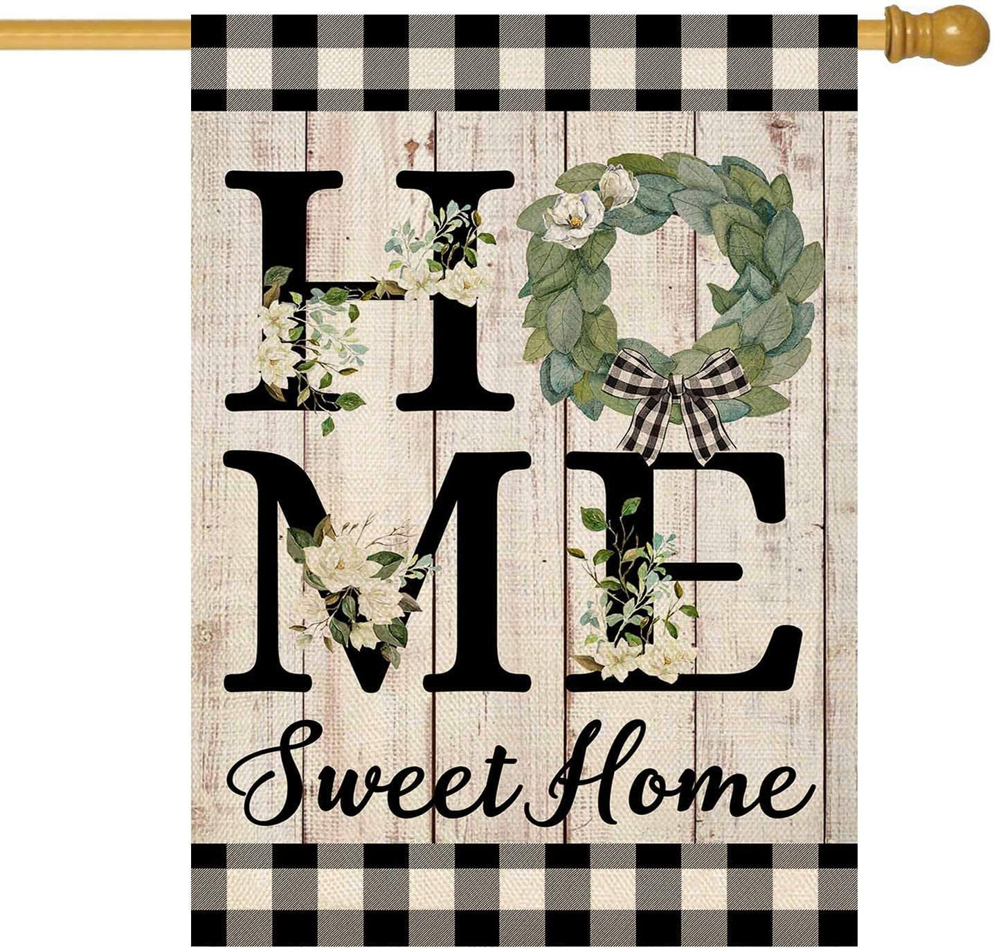 JANI Summer Watermelon House Flag 28 x 40 Inch Double Sided Burlap Home ...