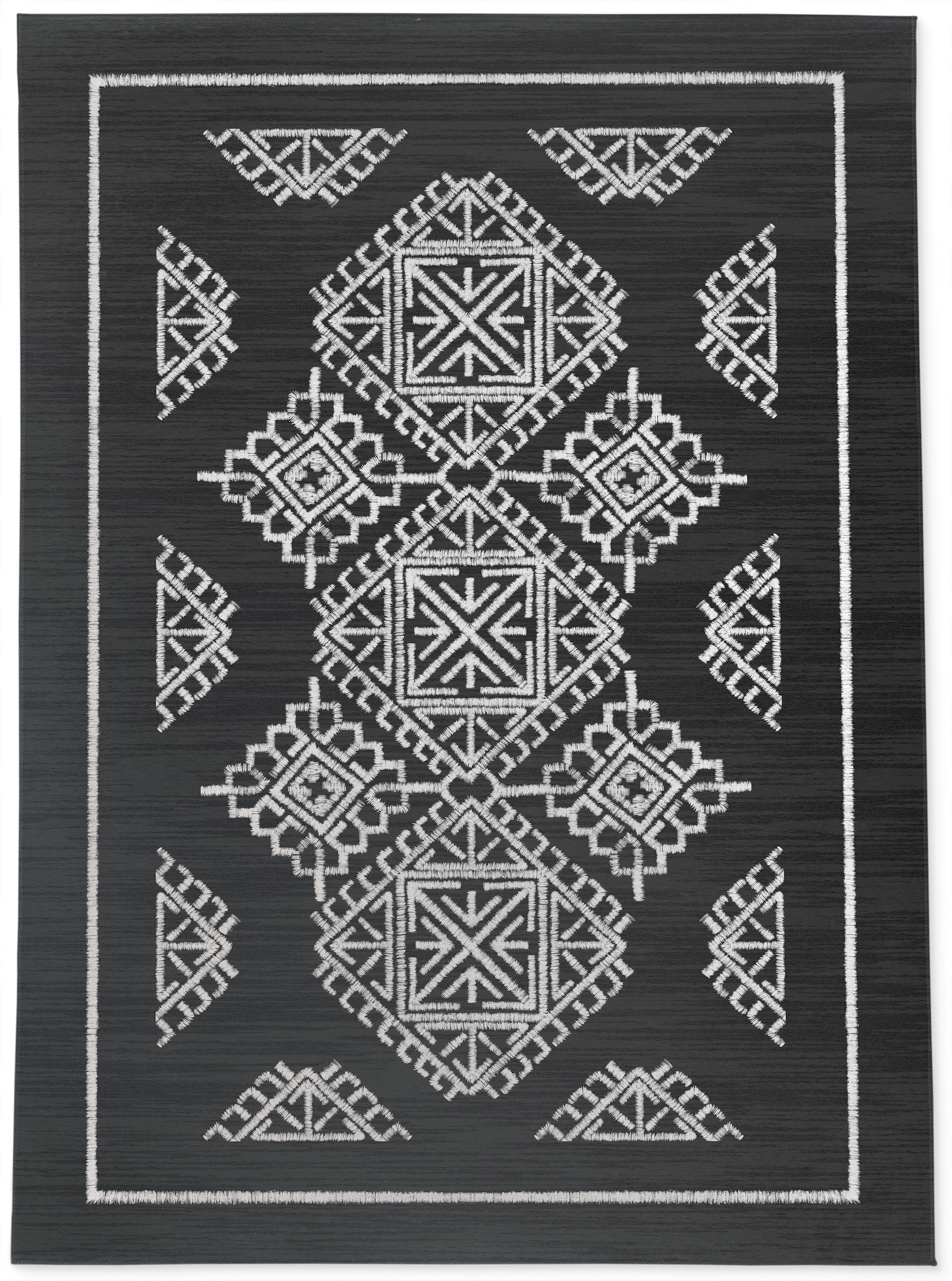 JANIE BLACK Outdoor Rug By Kavka Designs - Walmart.com