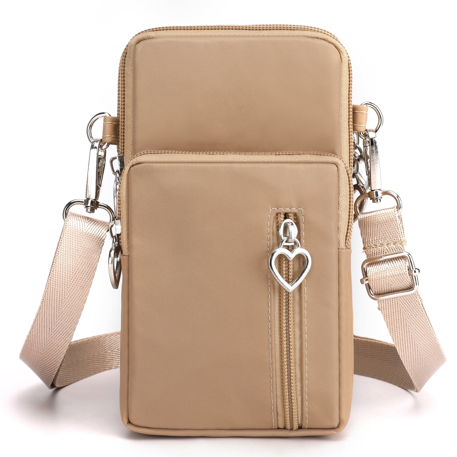 JANKS Women Small Crossbody Bags Nylon Over Shoulder Purses Zipper ...