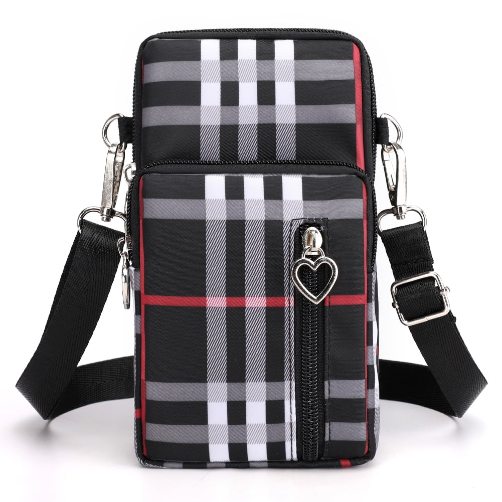 JANKS Women Small Crossbody Bags Nylon Over Shoulder Purses Zipper ...