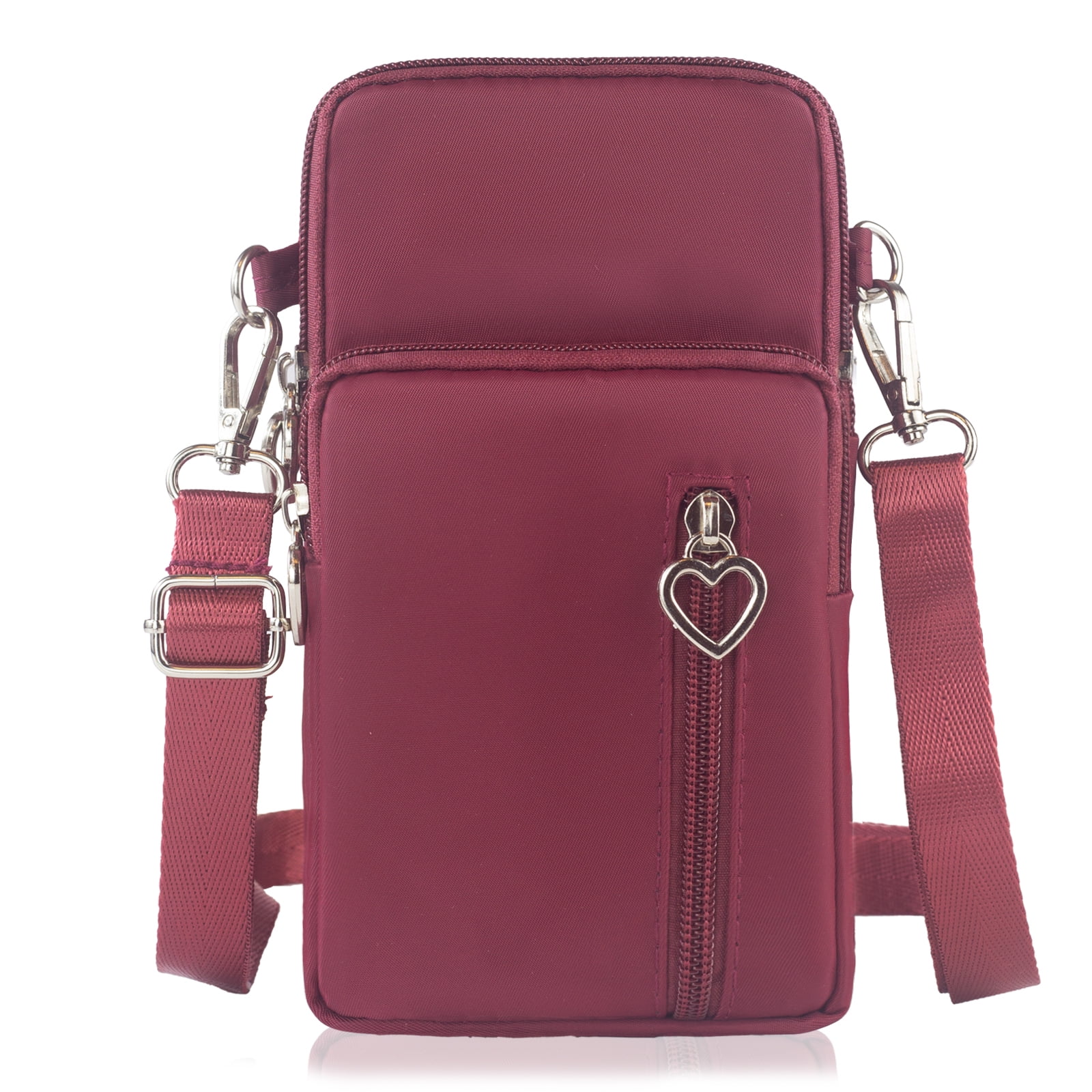 JANKS Women Small Crossbody Bags Nylon Over Shoulder Purses Zipper Closure Travel Purse Roomy ...