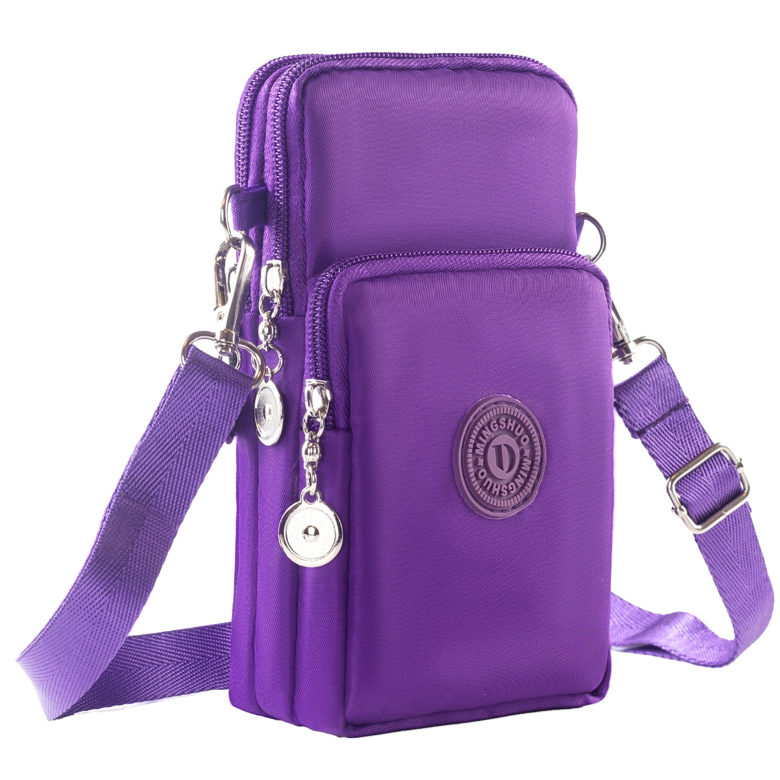 JANKS Women Small Crossbody Bags Nylon Over Shoulder Purses Zipper ...