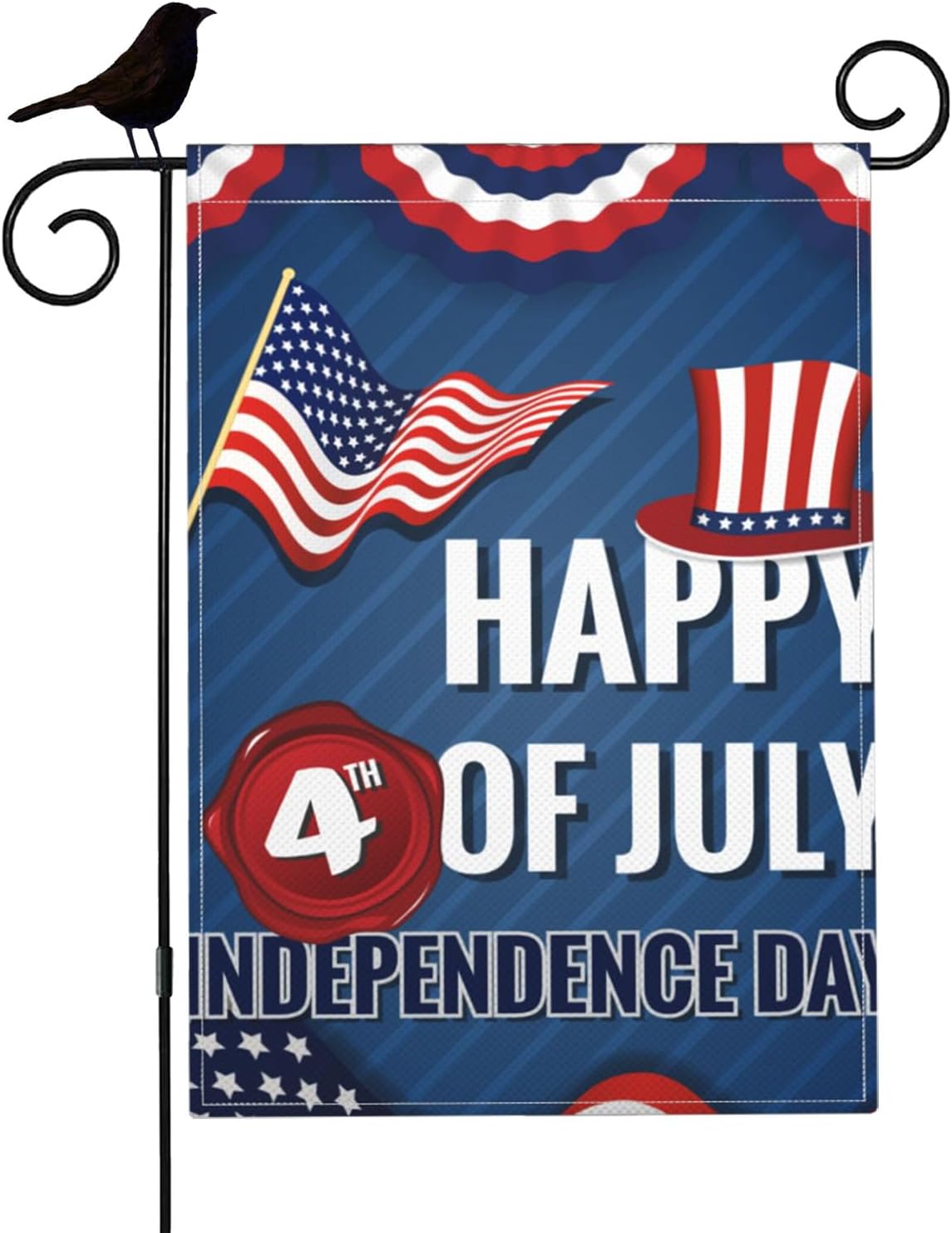 JANS.NO1 Bald Eagle Garden Flag July 4th Independence Day Patriotic ...