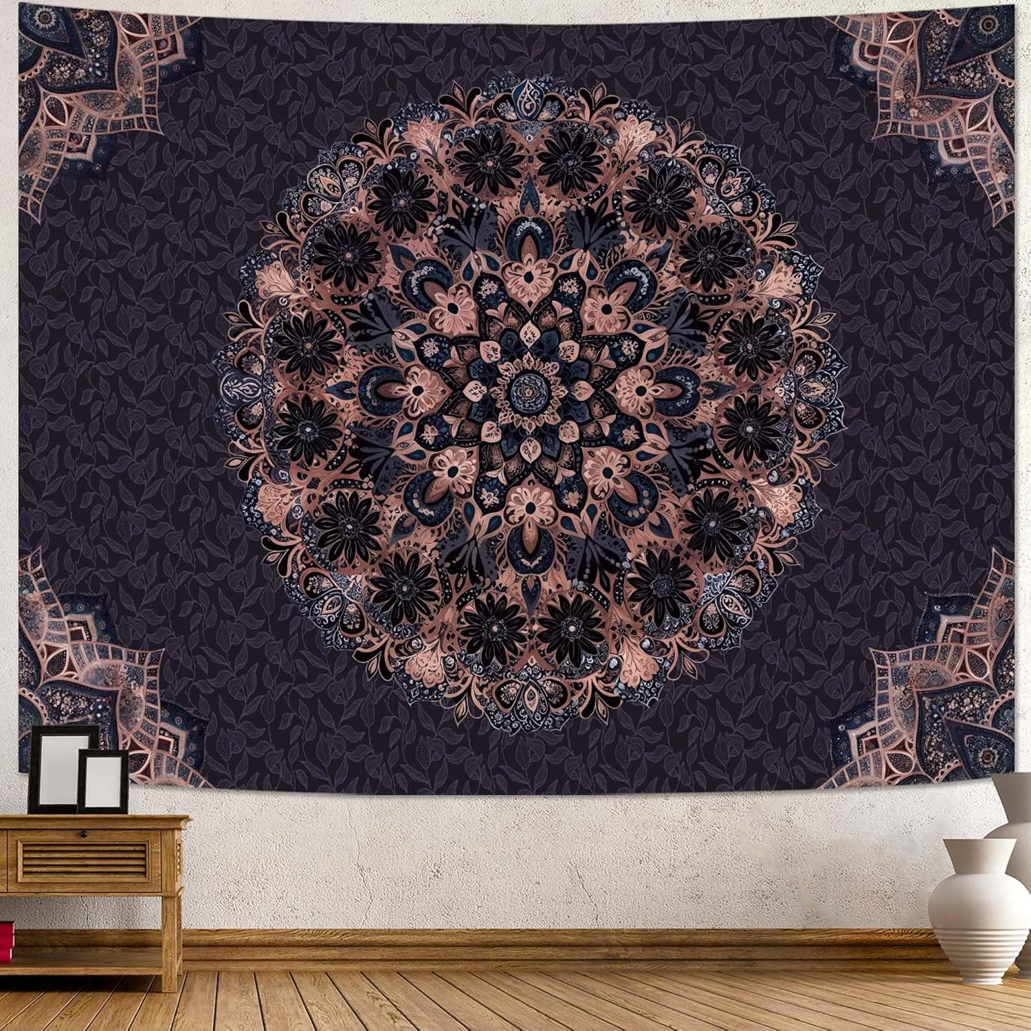 JANS.NO1 Boho Mandala Tapestry Wall Hanging Hippie Bohemian Floral ...