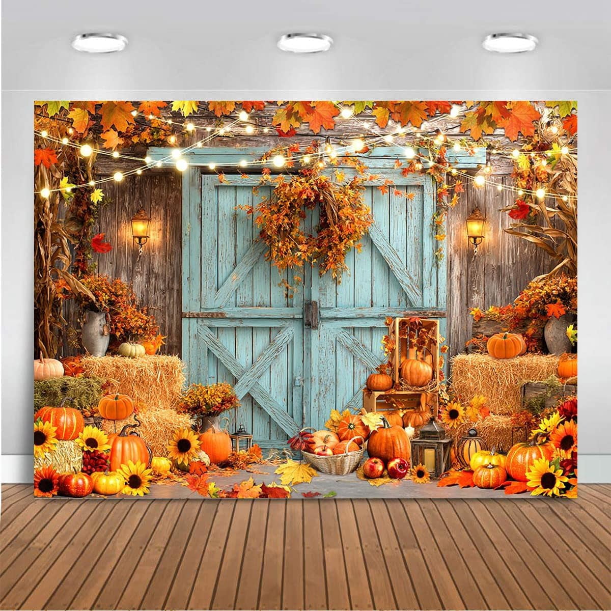 JANS.NO1 Fall Backdrops for Photography Autumn Pumpkin Harvest Photo ...