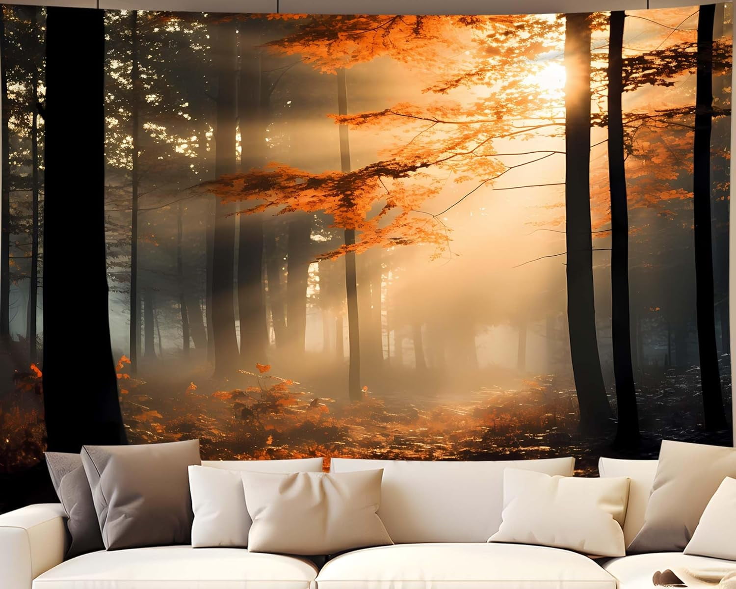JANS.NO1 Fall Tapestry Wall Hanging Autumn Backdrop for Photography ...