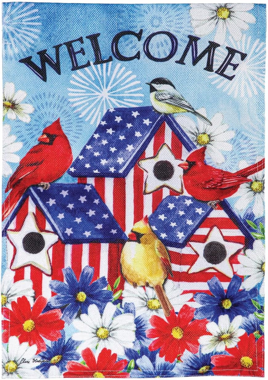 JANS.NO1 Flag, Sub, Suede, Gar, Cardinal Glory | Patriotic Garden Flag ...