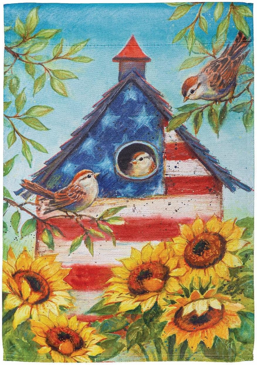 JANS.NO1 Flag, Sub, Suede, Gar, Cardinal Glory | Patriotic Garden Flag ...