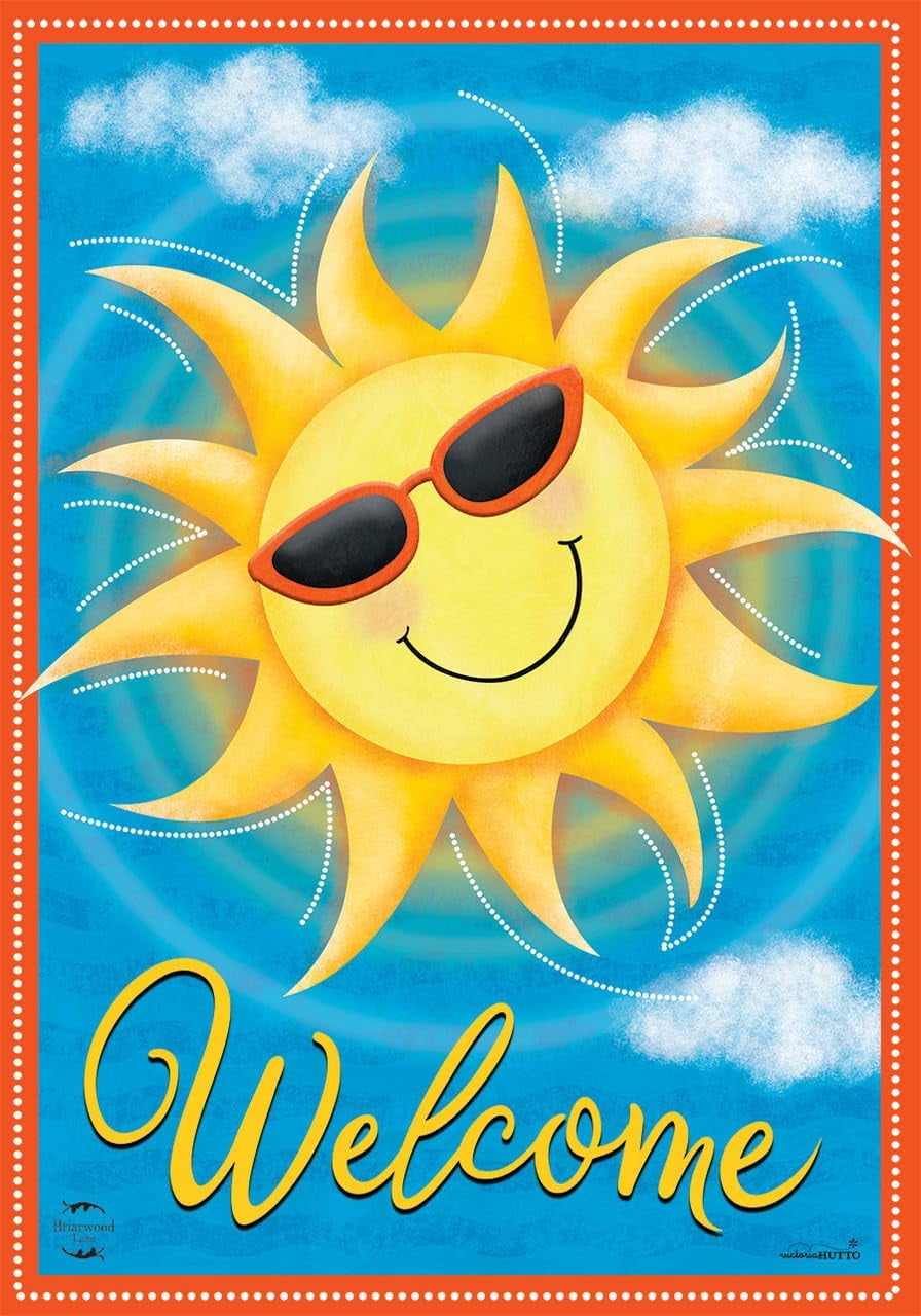 XIAOBIN Hello Sun Summer Garden Flag - Walmart.com