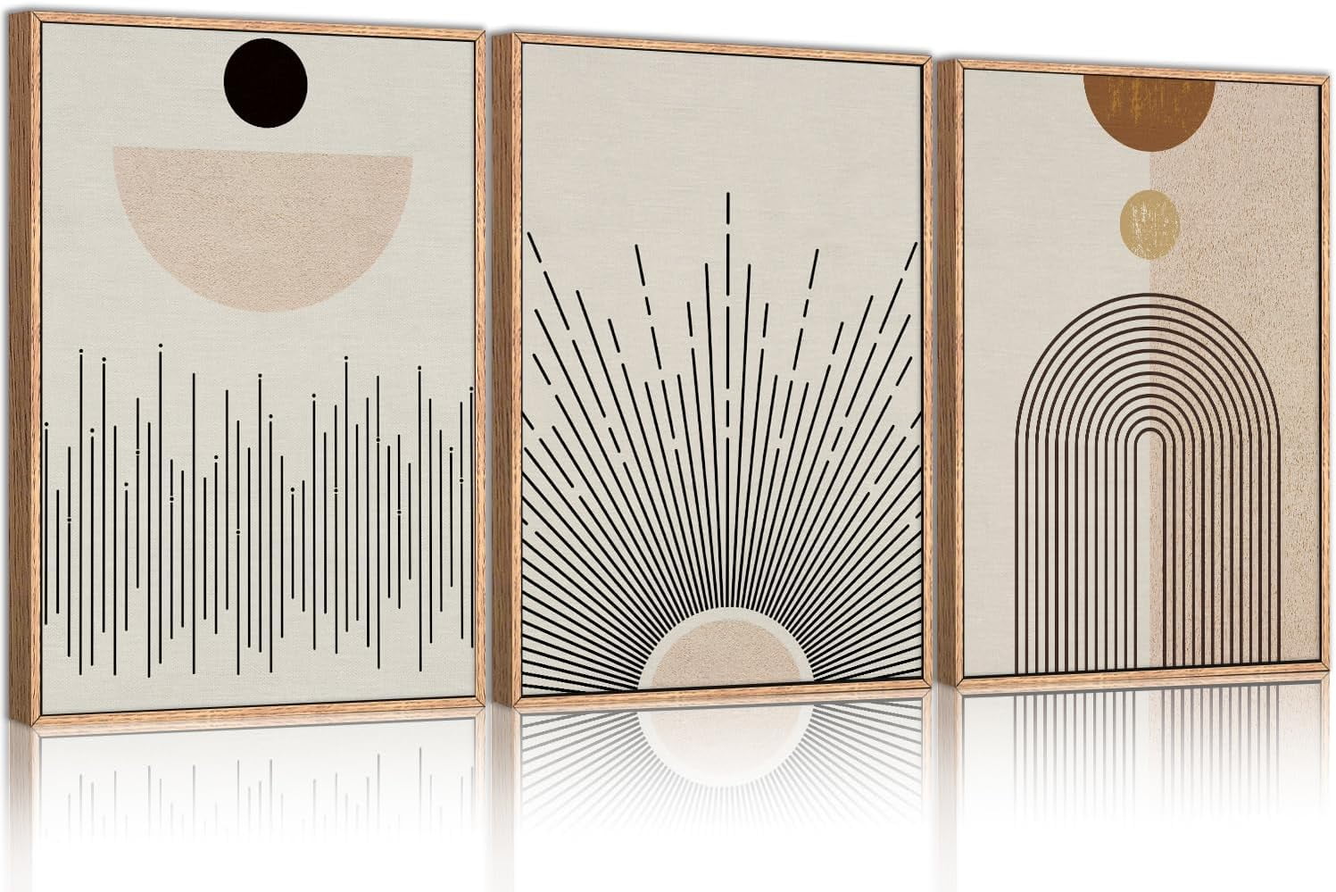 JANS.NO1 Large Navy Blue and Gray Canvas Wall Art Set,Modern Abstract Wall Decor,Brush Strokes ...