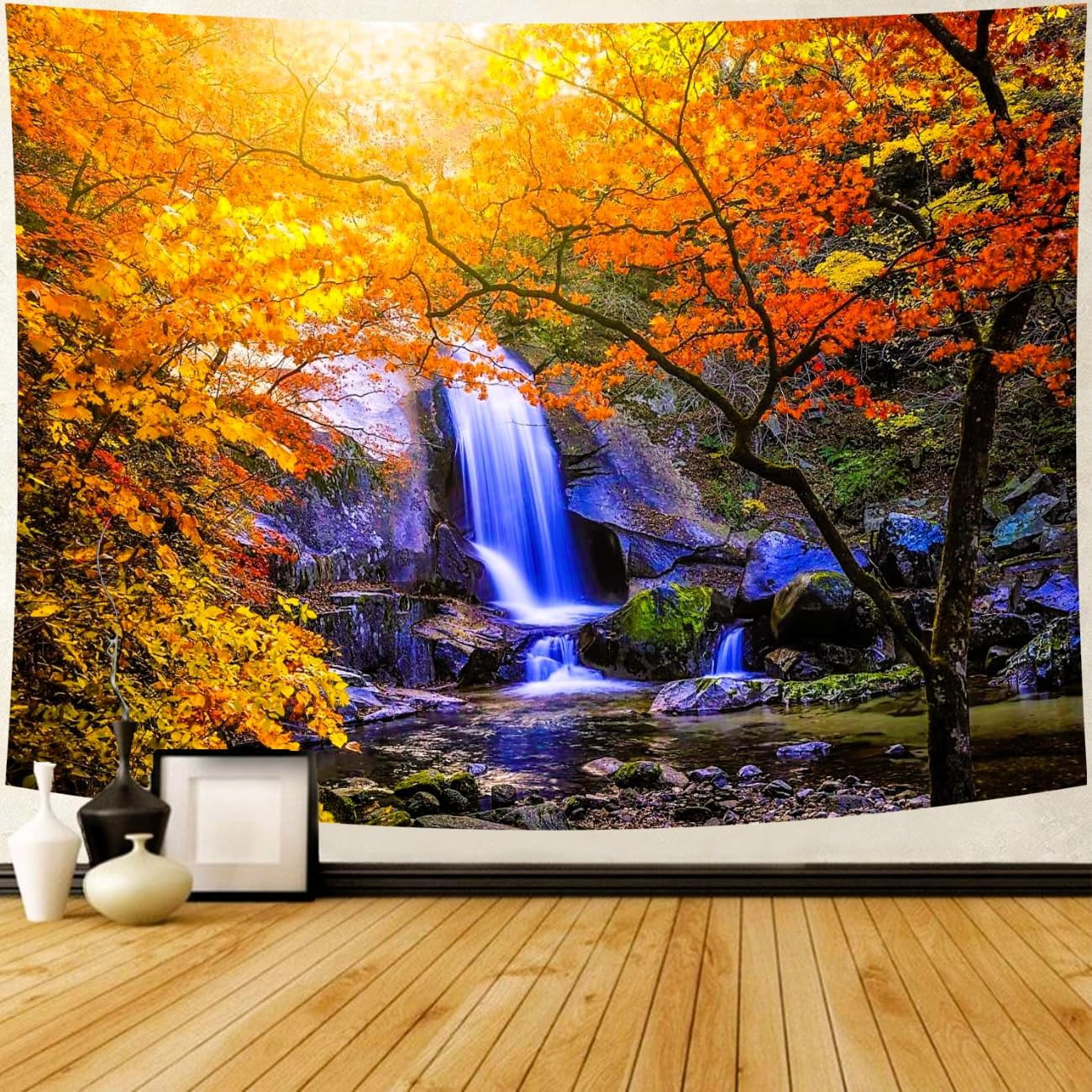 JANS.NO1 Magical Forest Tapestry Fantasy Tree of Life Enchanted Fairy ...