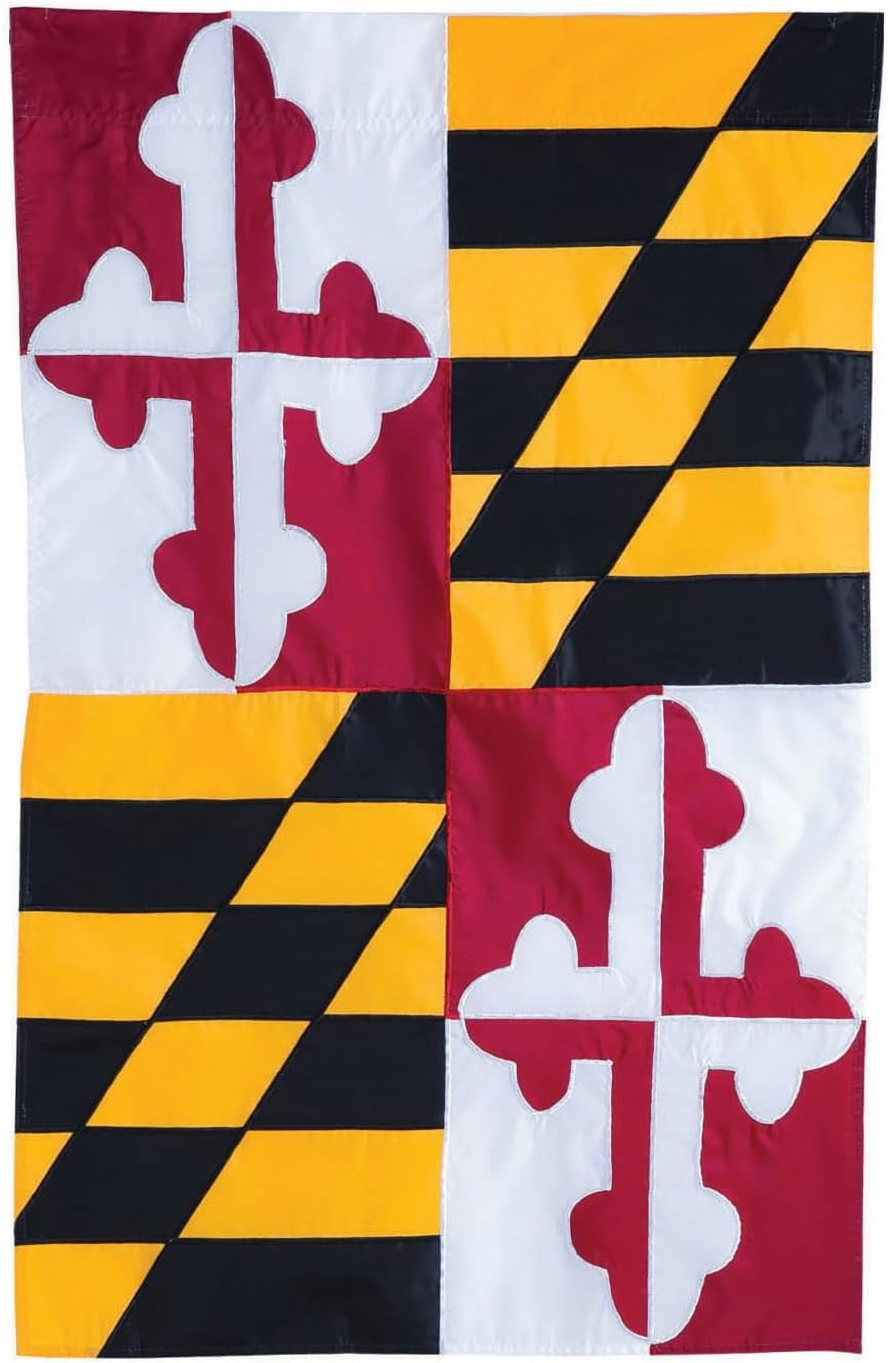 JANS.NO1 Maryland State Flag Garden Applique Flag | Patriotic Garden ...