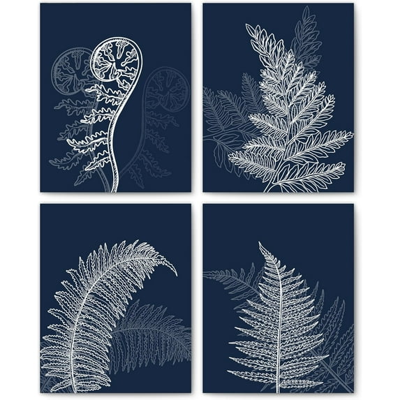 JANS.NO1 Moody Vintage Rose Floral Wall Art Posters Set of 4, Floral ...