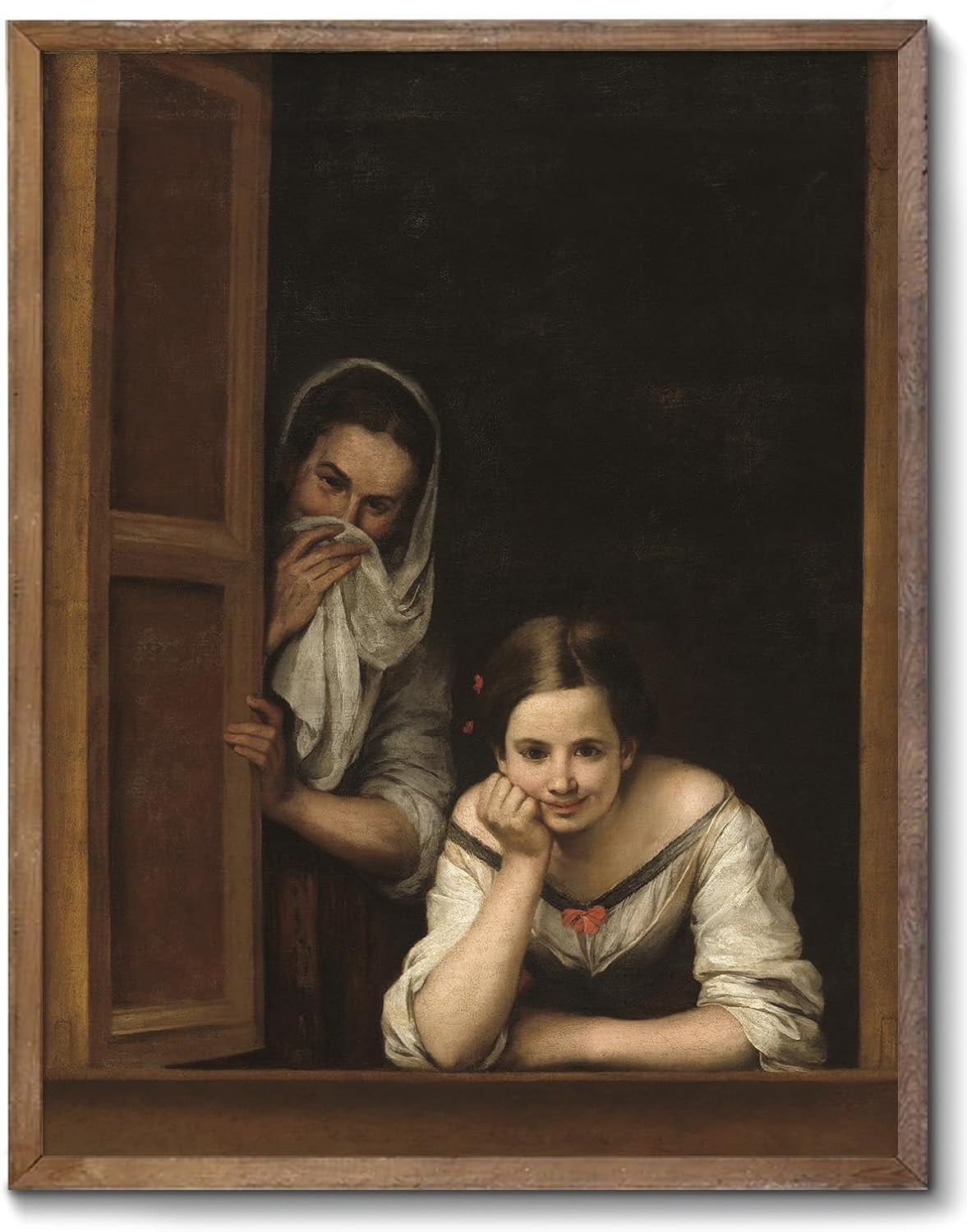 JANS.NO1 Prints Vintage Canvas Wall Funny Cat in Water Lilies Posters for Room Bedroom Living ...