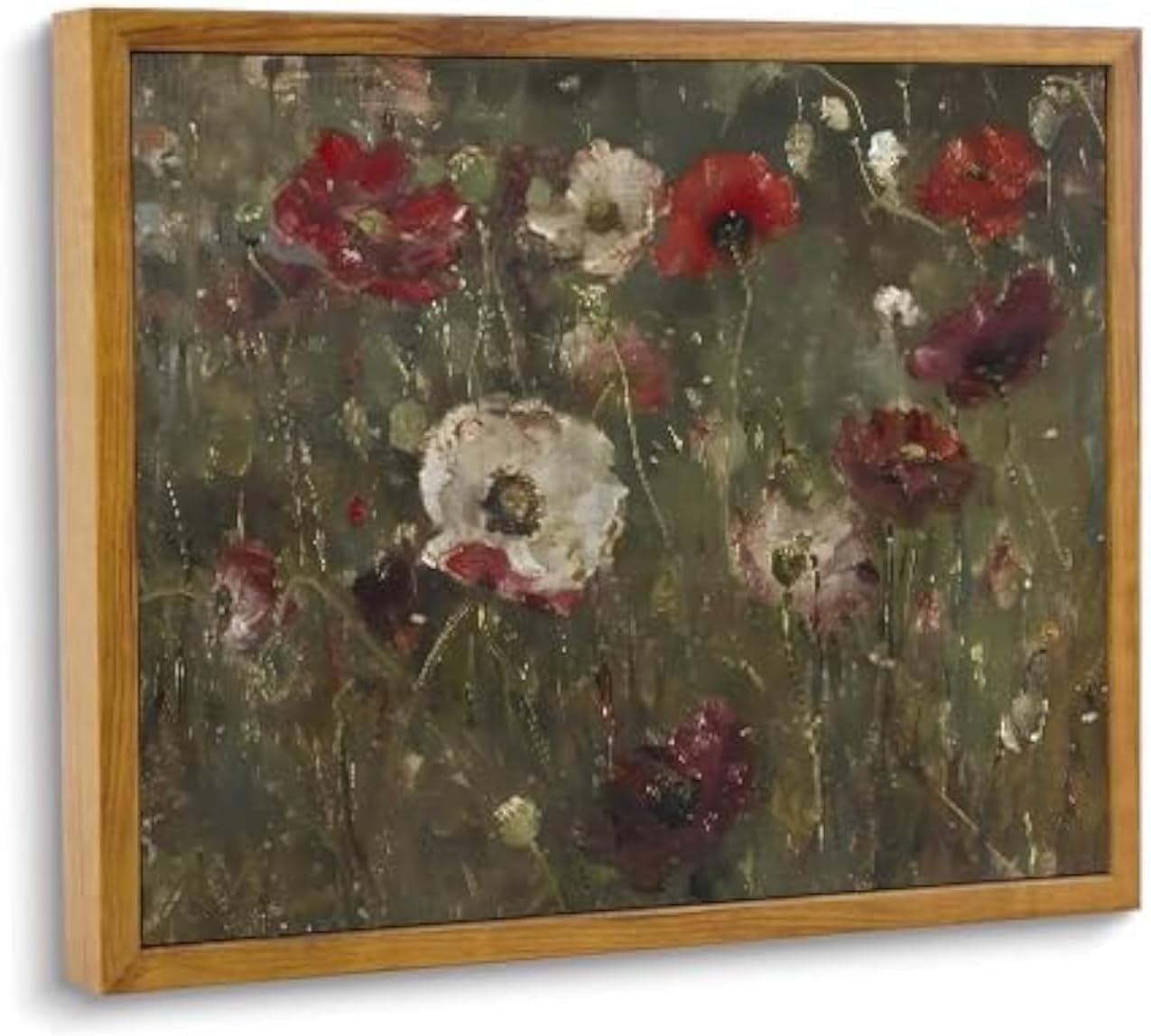 JANS.NO1 ZIO Black Cat JANS.NO1 Oil Painting Wall ,Water Lily Blue Cute ...