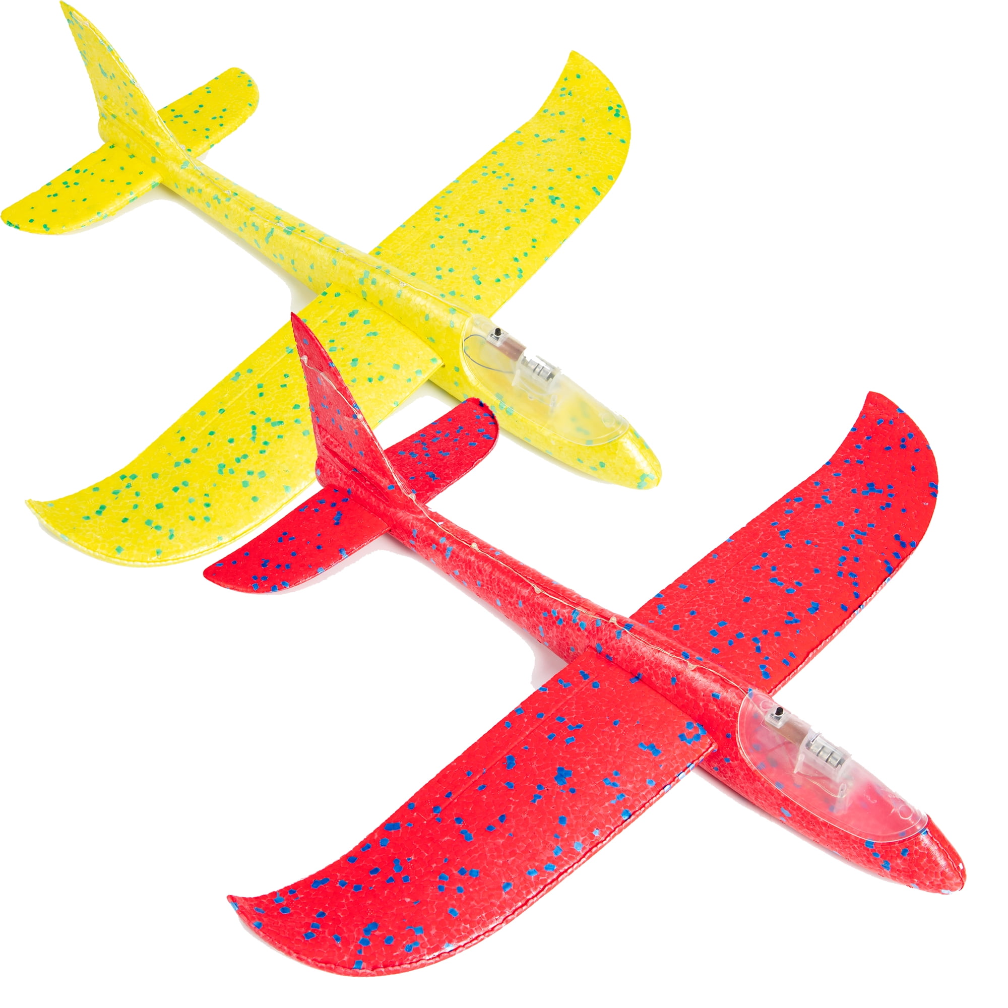 JANSION Hand Throw Airplane Toys Foam Airplane Glider Plane Soft Foam ...
