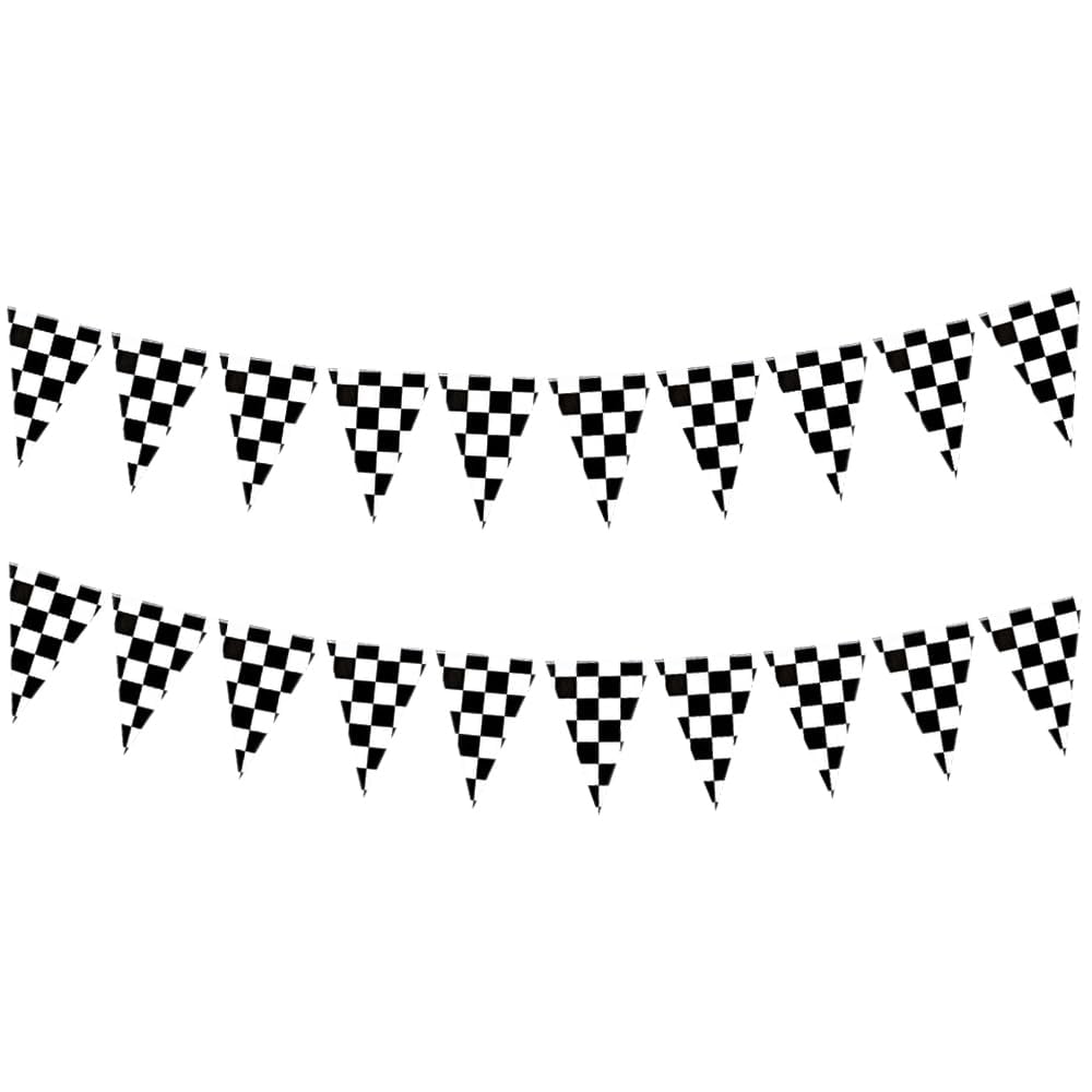 JANSONG 4M Checkered Pennant OIF8 Banner,Pennant Racing Banner for Race ...
