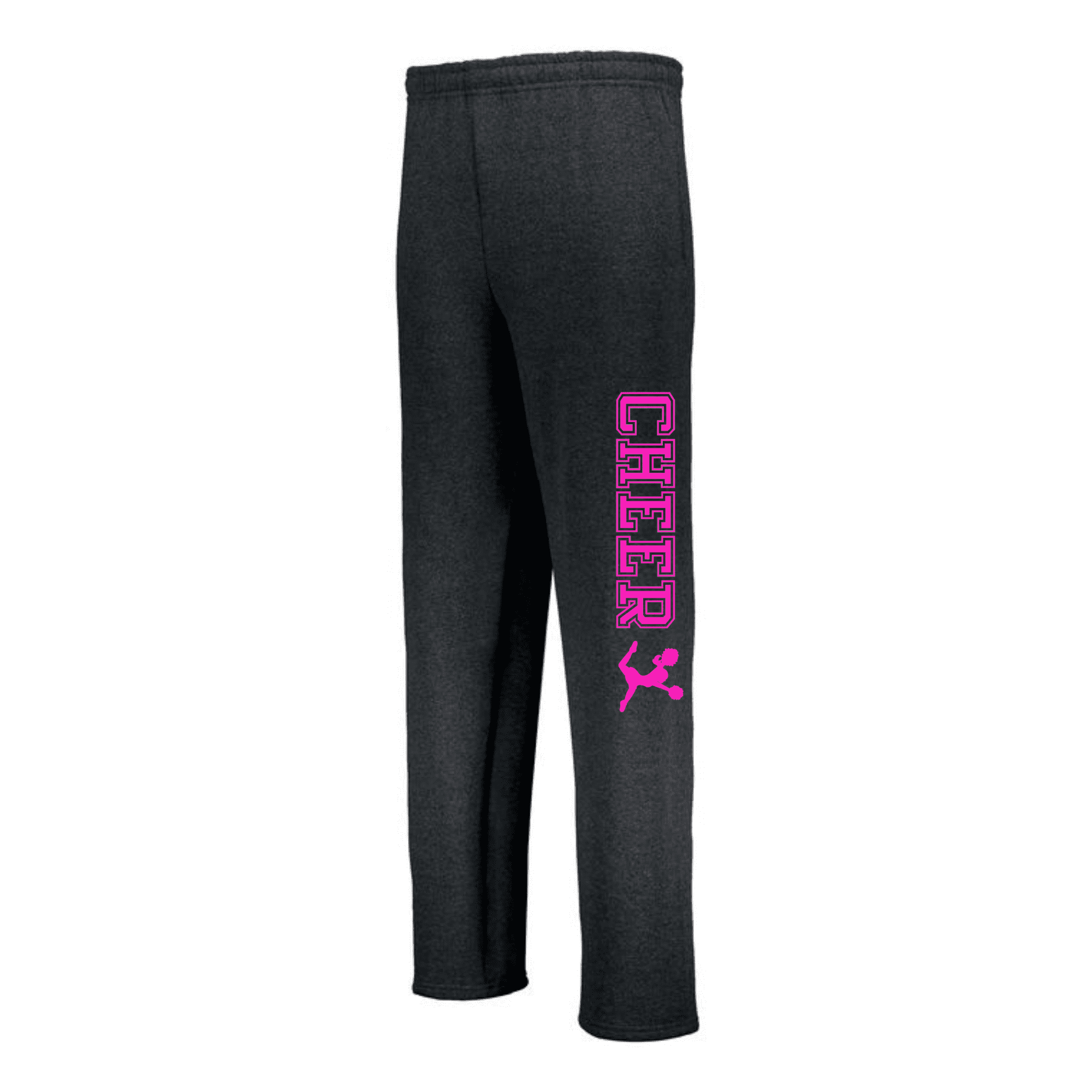 JANT girl Black Youth Cheerleading Sweatpants (Youth Large 14/16, Neon ...