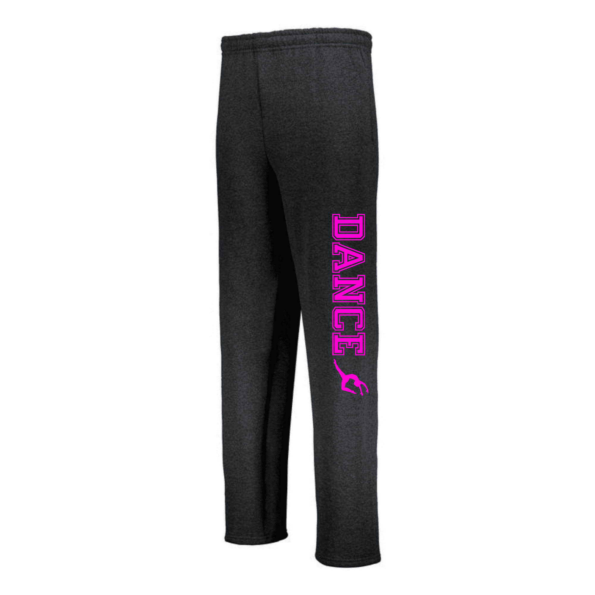 JANT girl Black Youth Dance Sweatpants (Youth Large 14/16, Neon Pink ...