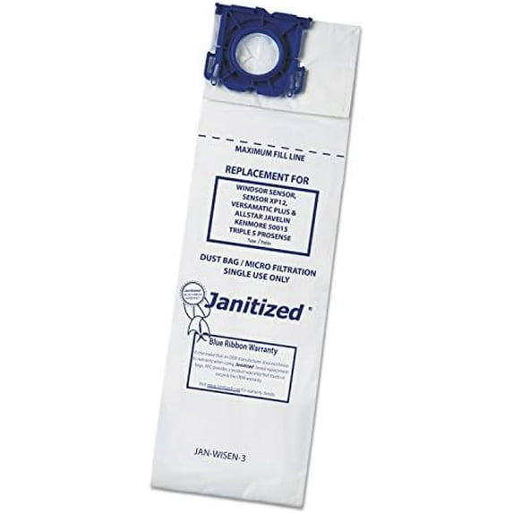 JANWISEN3 Vacuum Bags Designed to Fit Windsor Sensor/2/XP/Versamatic ...