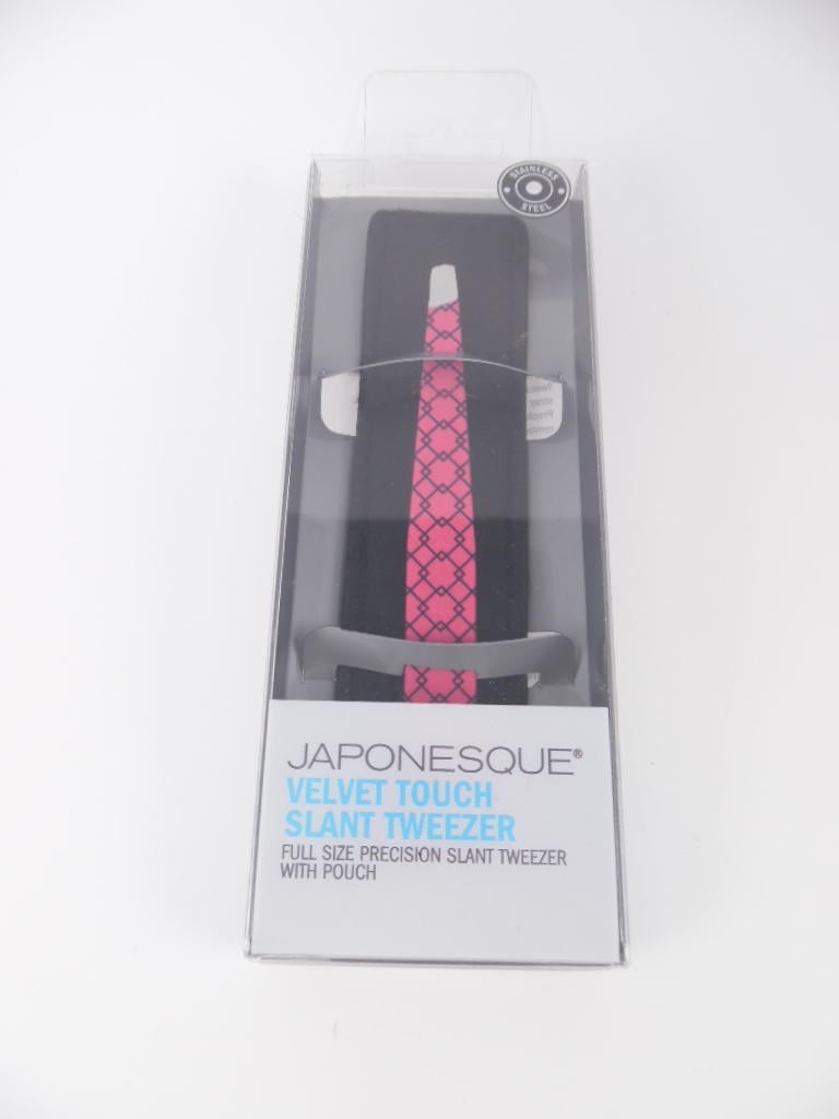 Tweezer Japonesque Stainless Steel Pink Slant Tweezer 1 Count - Walmart.com