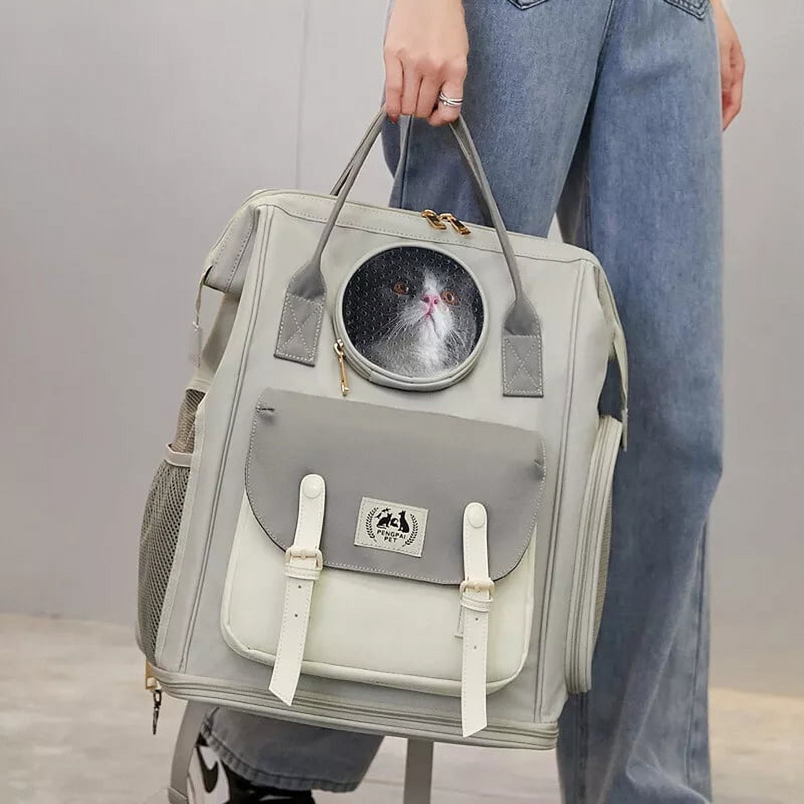 JAPUSOON Dog Backpack Carrier for Small Large Cat, Pet, Puppies ...