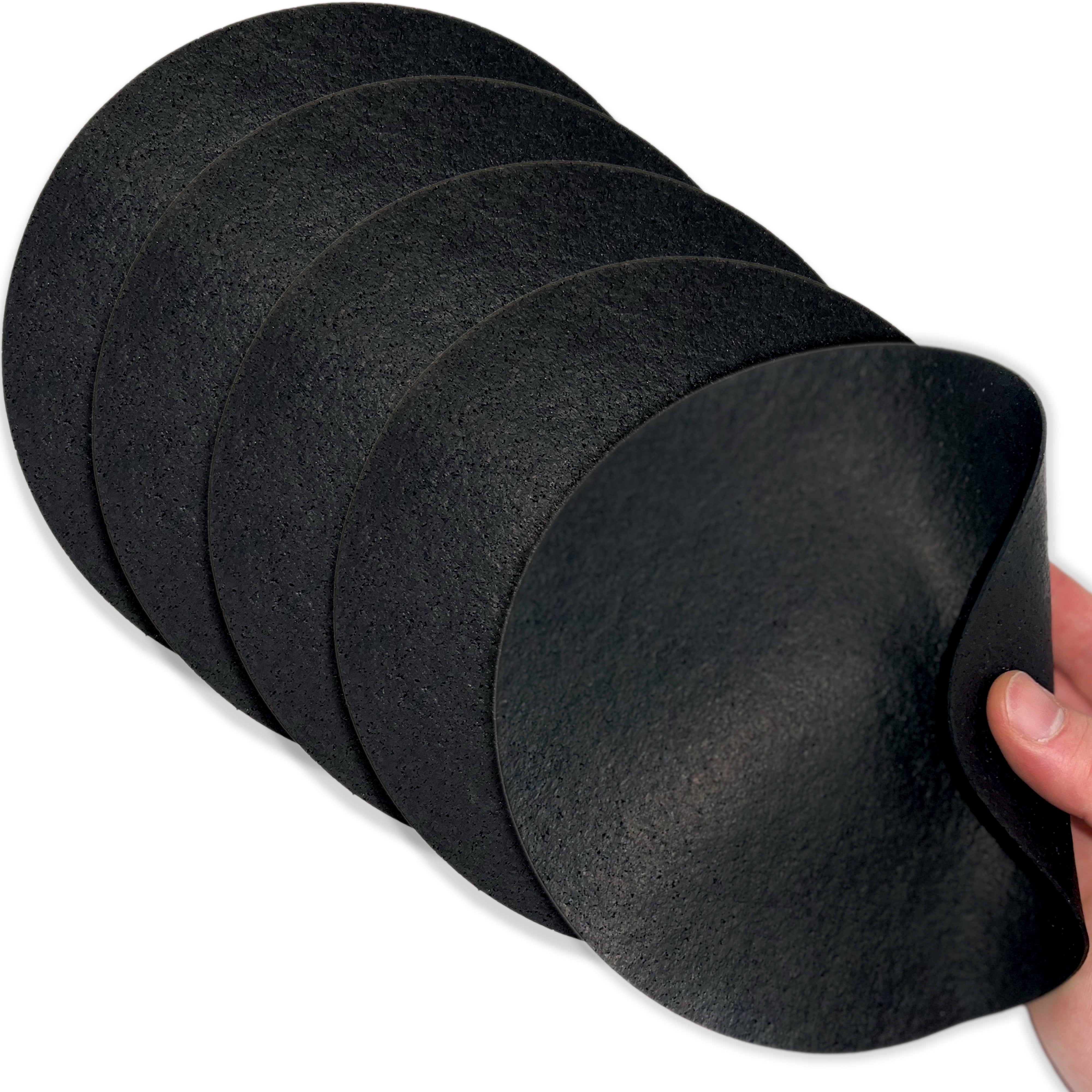 JAR HEADS Thick 7 Inch Rubber Jar Opener Gripper Pad 5 Pack - Grippers ...