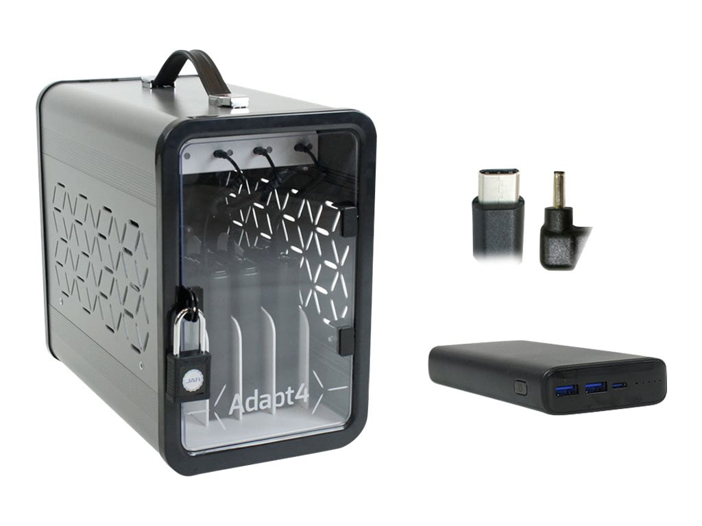 JAR Systems Adapt4 USB-C Charging Station with Active Charge Upgrade ...