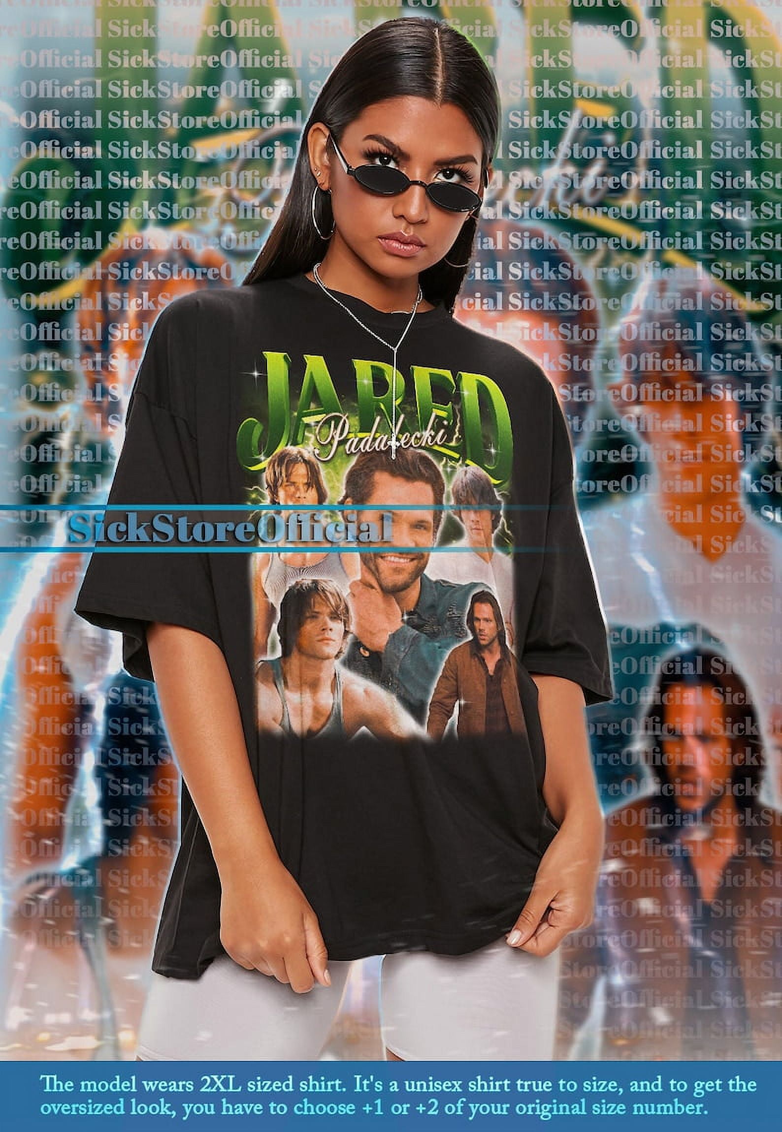 JARED PADALECKI Vintage Shirt, Jared Padalecki Homage Tshirt, Jared ...