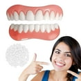 JARENGO 2 Pcs Fake Teeth, Veneers Dentures Socket for Women and Men ...