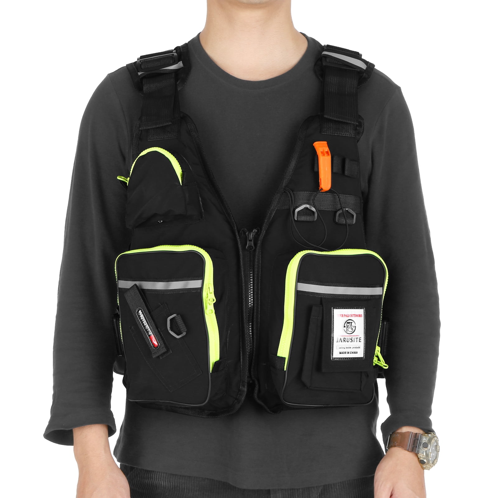 JARUSITE Life Jacket,Fly Vest With Vest With Water Mosca Con Porta A ...